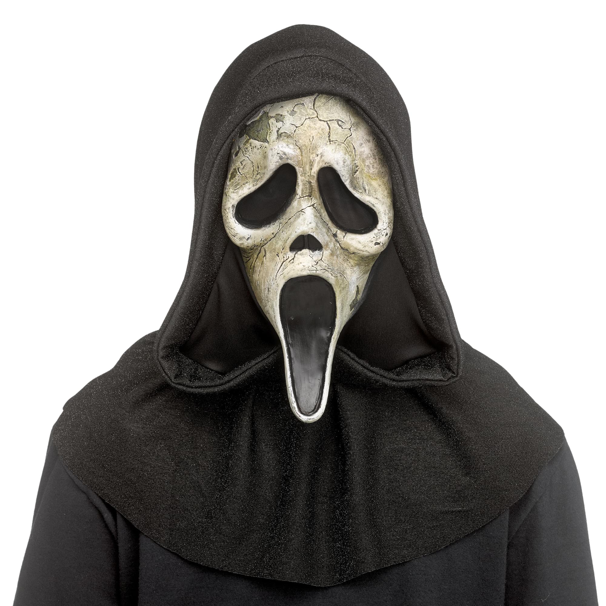 Scream Ghost Face Aged Deluxe Adult Costume Mask | Free Shipping