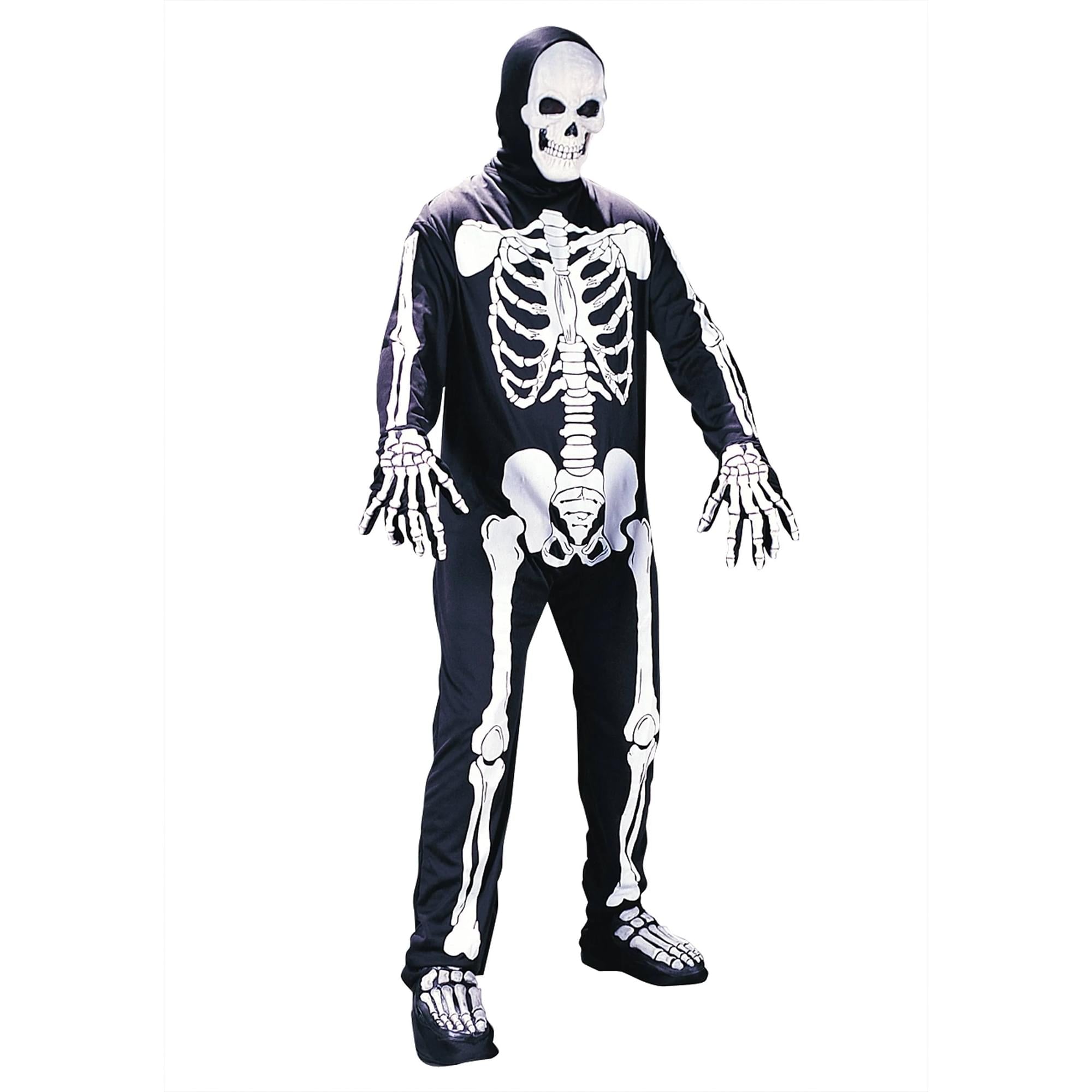 Skeleton Jumpsuit Costume Adult | Free Shipping