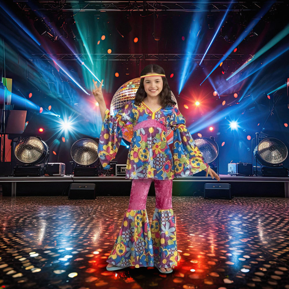 Hippie Flower Power Costume Child | Free Shipping