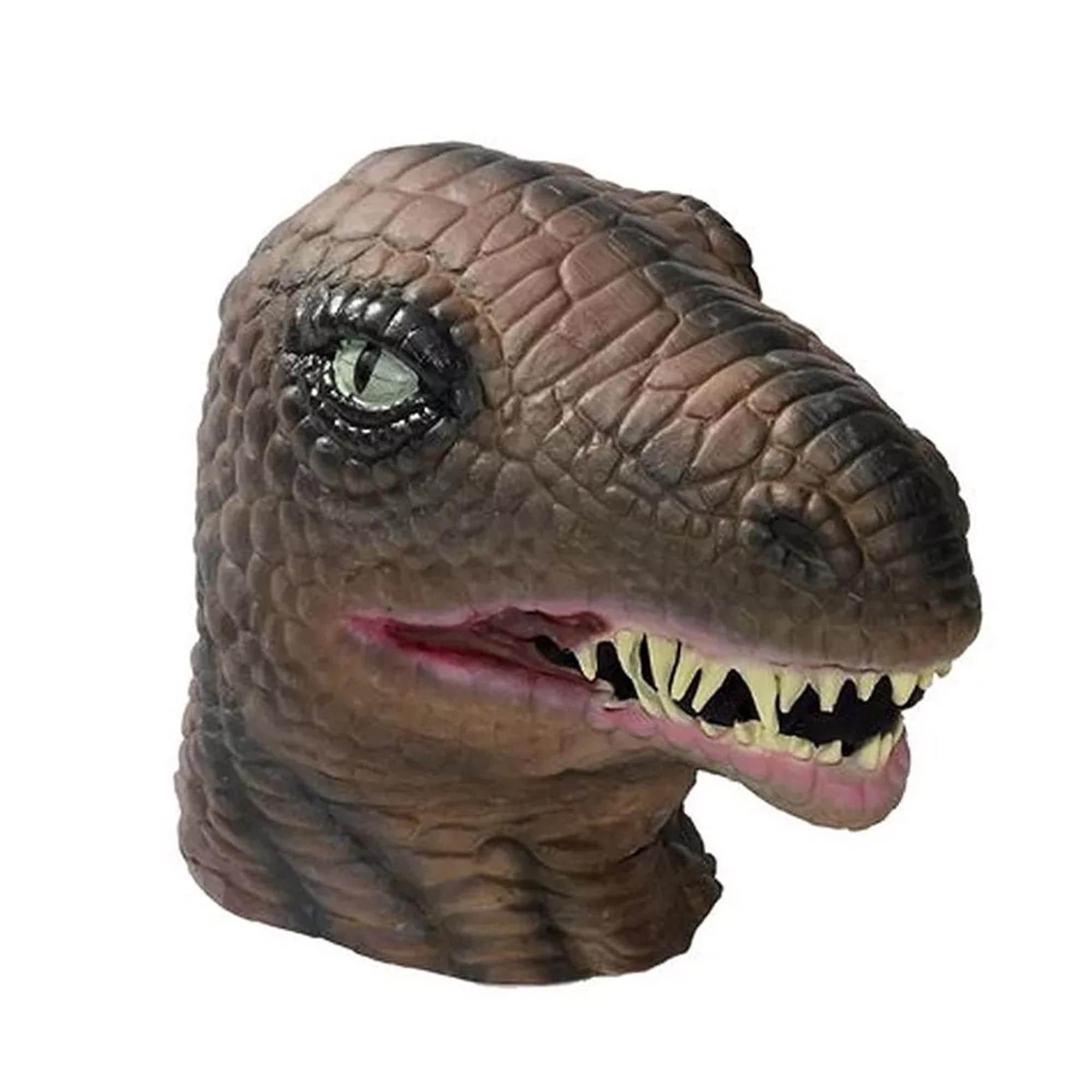 Latex Dinosaur Overhead Mask One Size | Free Shipping