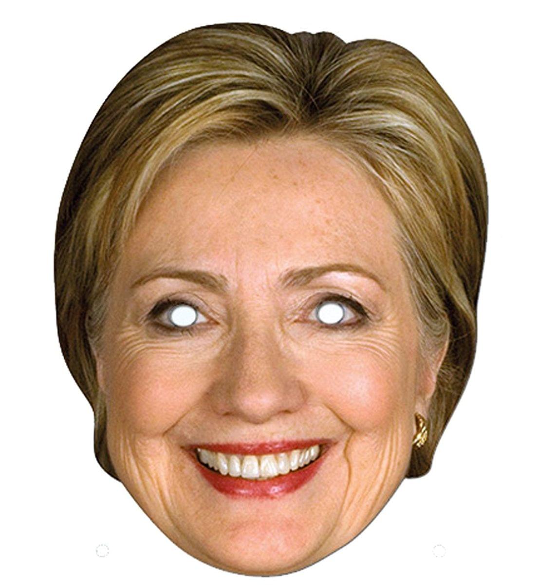 Hillary Clinton Female Paper Costume Mask | Free Shipping