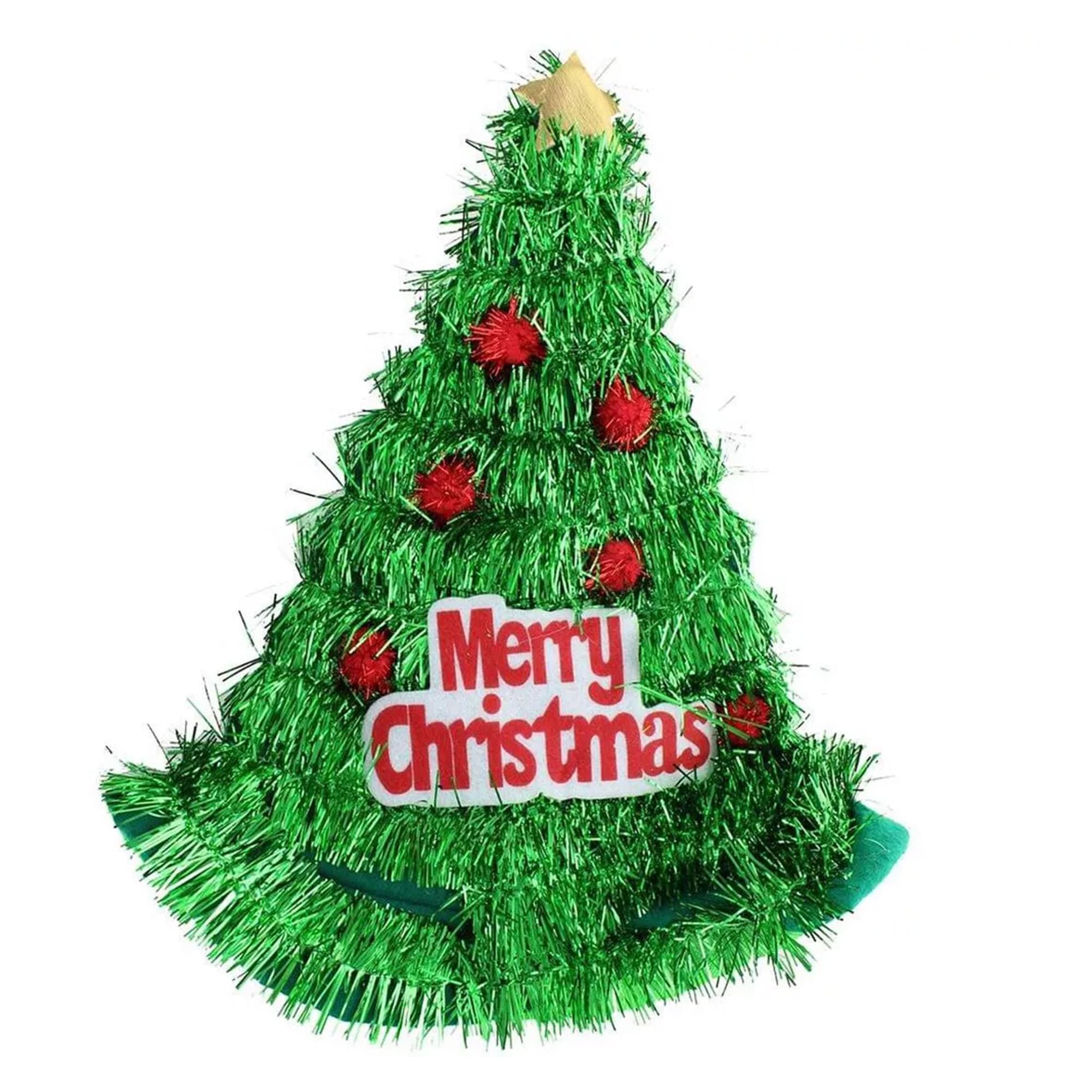 Christmas Tree Tinsel Hat | Free Shipping