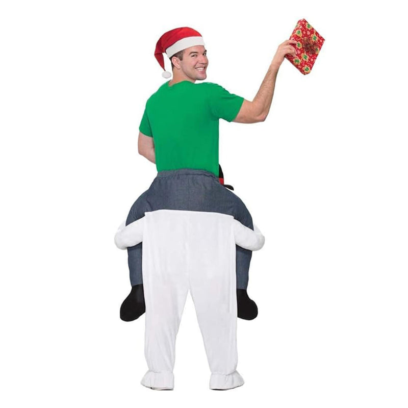Shoulder Riding Adult Costume: Snowman | Free Shipping