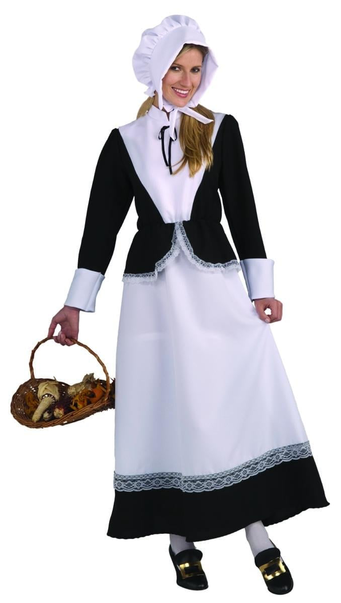 Thanksgiving Pilgrim Woman Adult Costume | Free Shipping