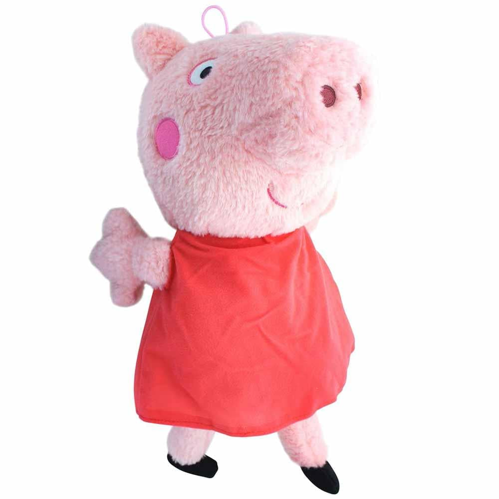 Peppa Pig In Red Dress 17.5 Inch Character Plush | Free Shipping