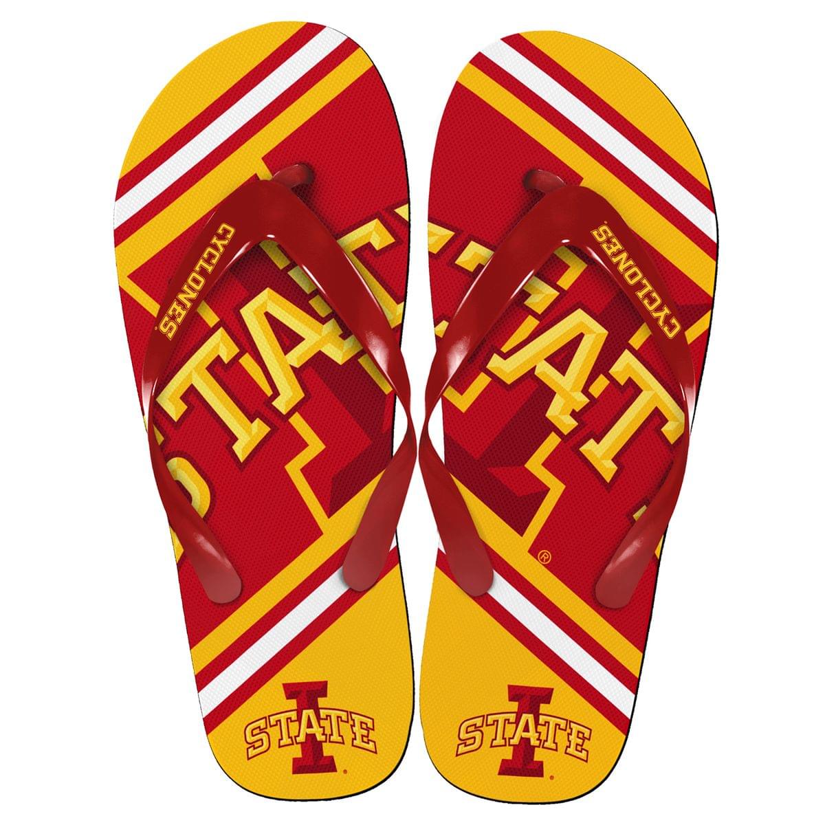 Iowa State Cyclones Unisex Big Logo Flip Flops | Free Shipping