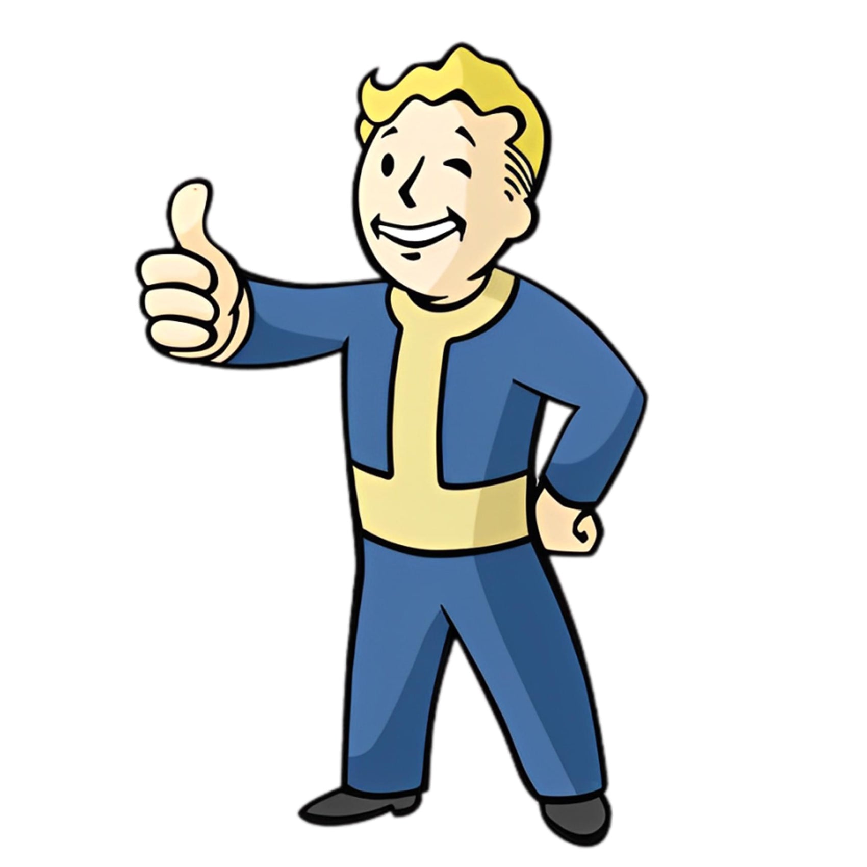 Fallout Vault Boy Thumbs Up 12 Inch Metal Sign | Free Shipping