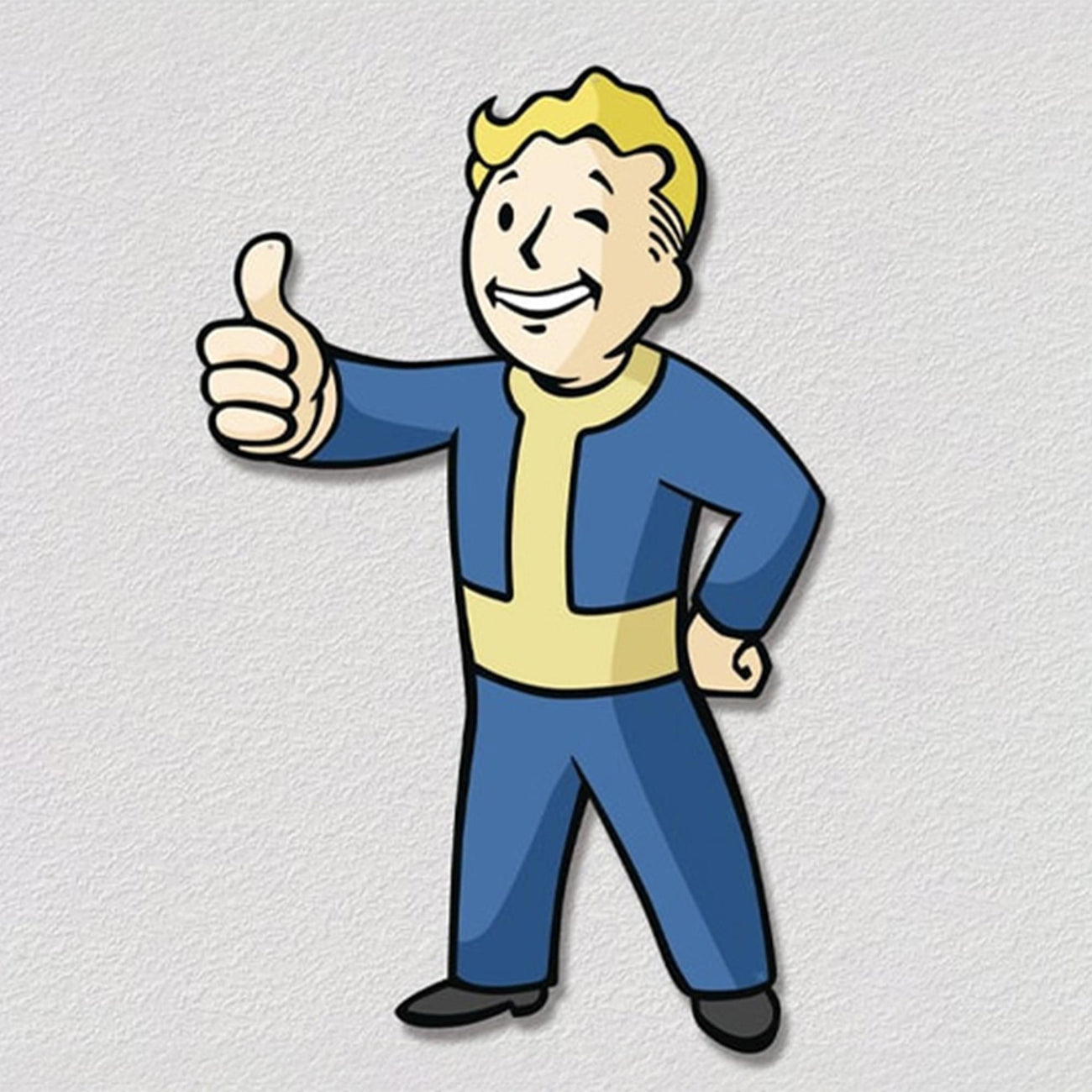 Fallout Vault Boy Thumbs Up 12 Inch Metal Sign | Free Shipping