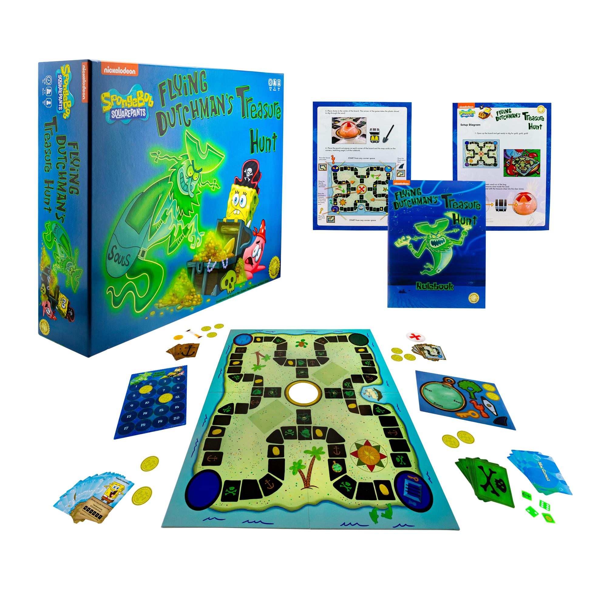 SpongeBob Flying Dutchman's Treasure Hunt Game | Free Shipping