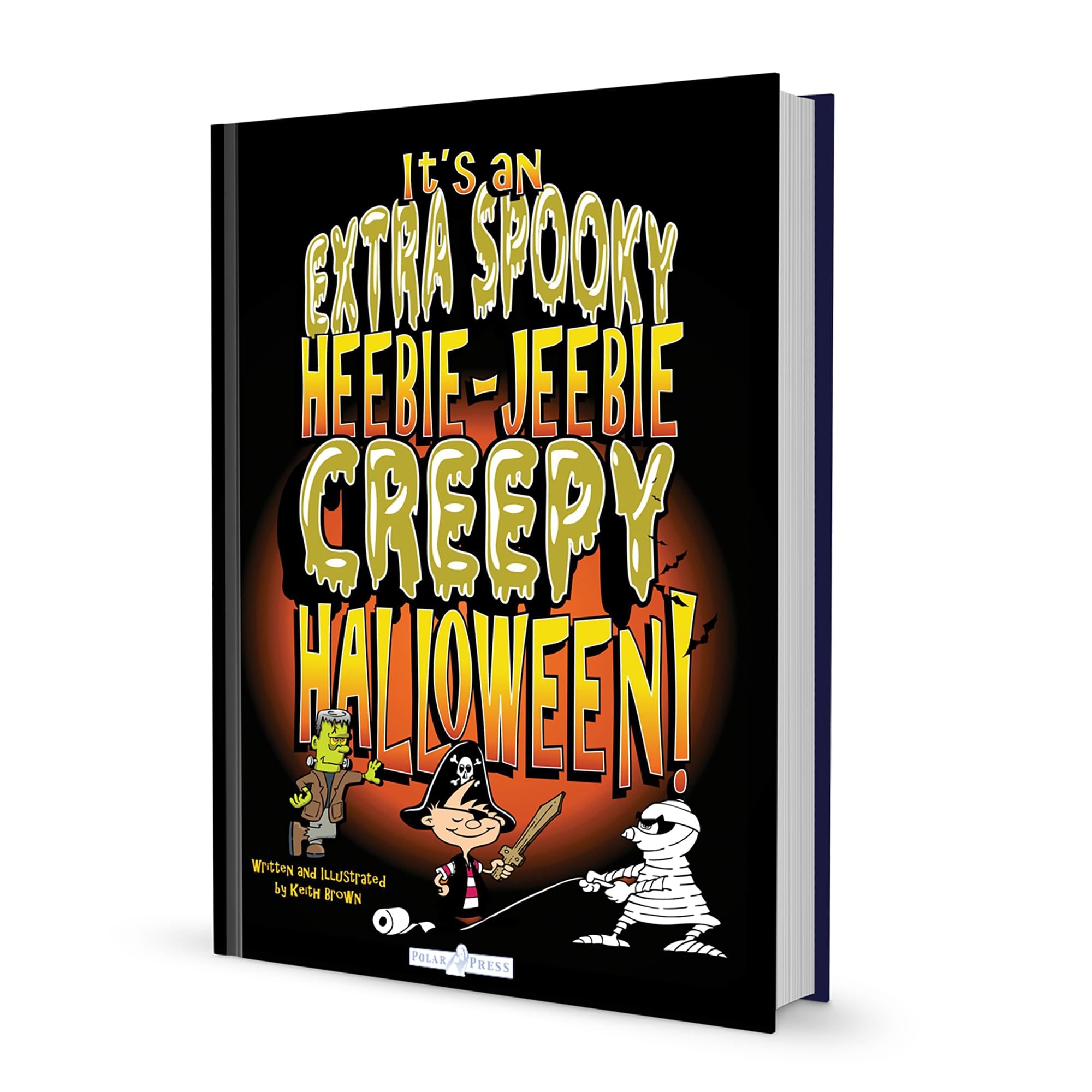 Extra Spooky Heebie-Jeebie Creepy Halloween Book | Free Shipping