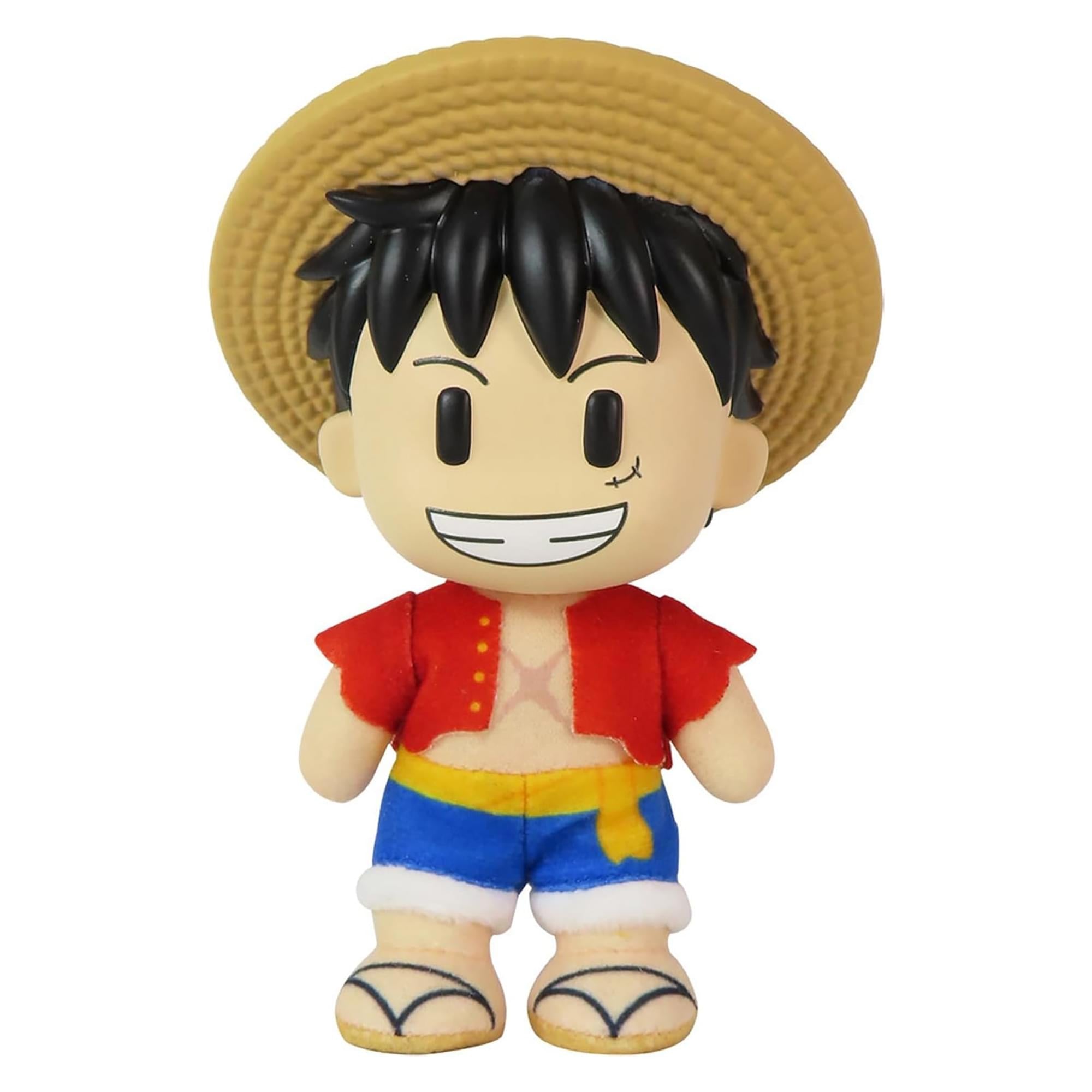 One Piece Luffy After 2 Years Plastic Head Moveable 4.5'' | Free Shipp