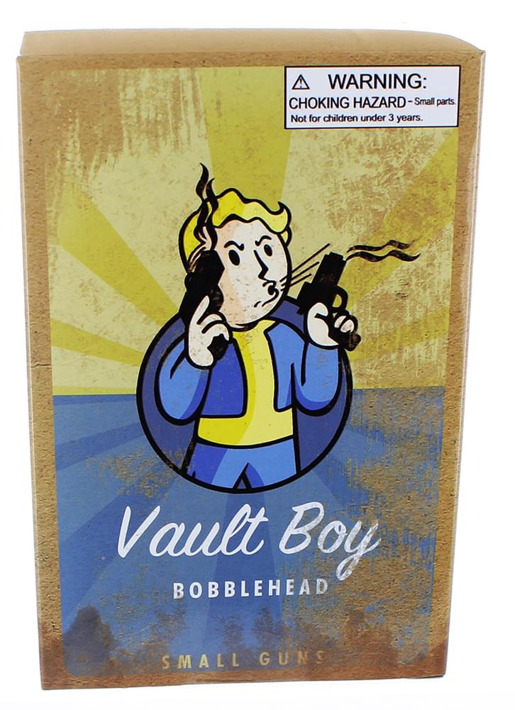 Fallout Vault Boy Bobble Head Series 3: Small Guns | Free Shipping