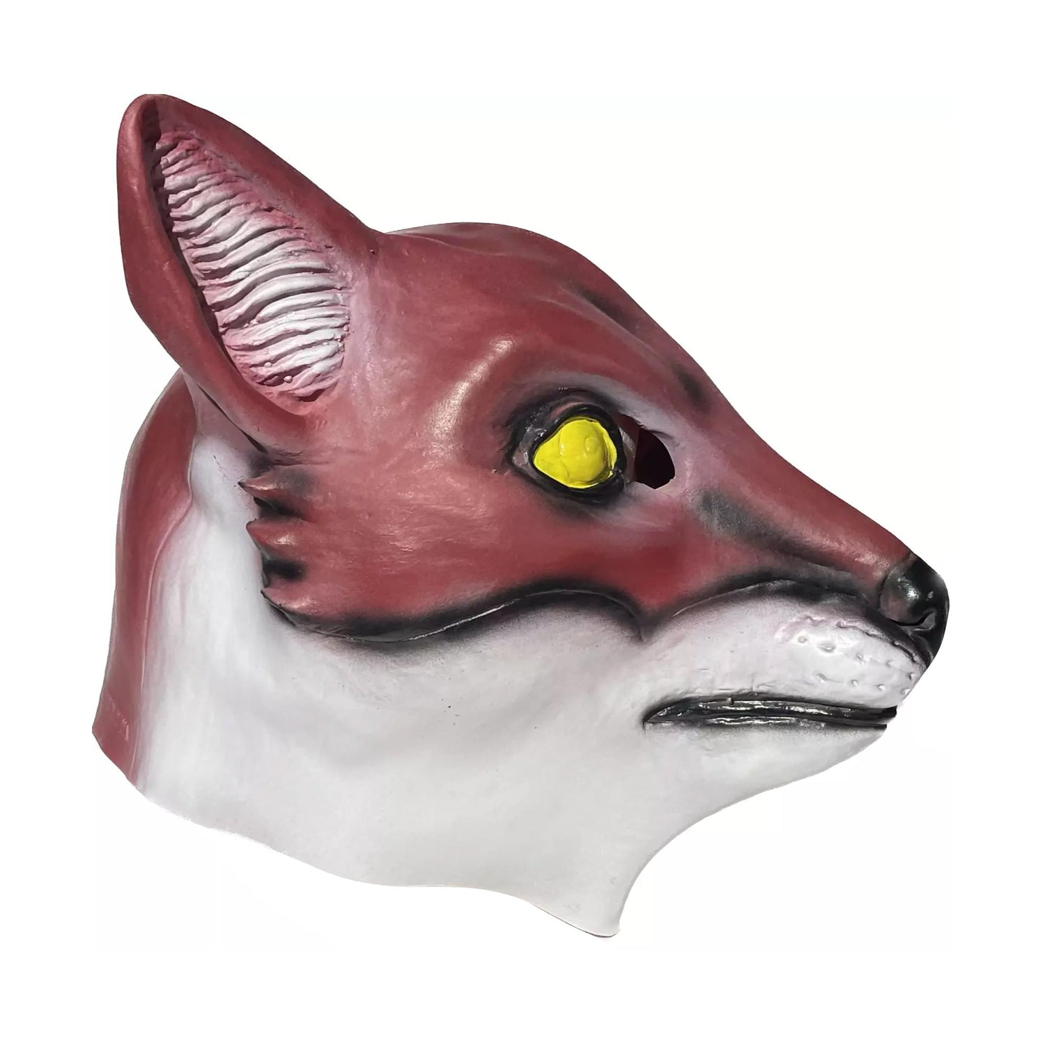 Red Fox Animal Full Face Adult Costume Mask | Free Shipping