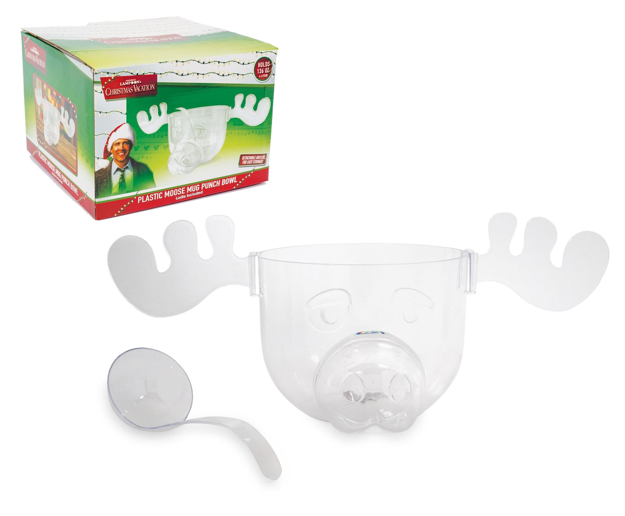 Christmas Vacation Moose Punch Bowl w/ Ladle | Free Shipping