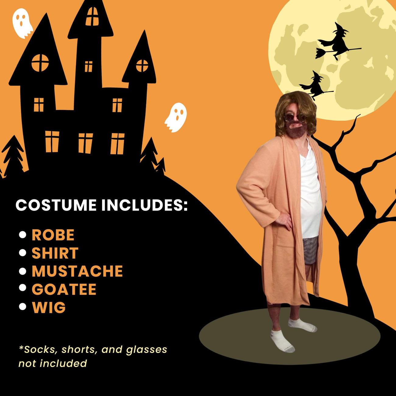 The Big Lebowski The Dude Bath Robe Outfit Costume Adult | Free Shippi