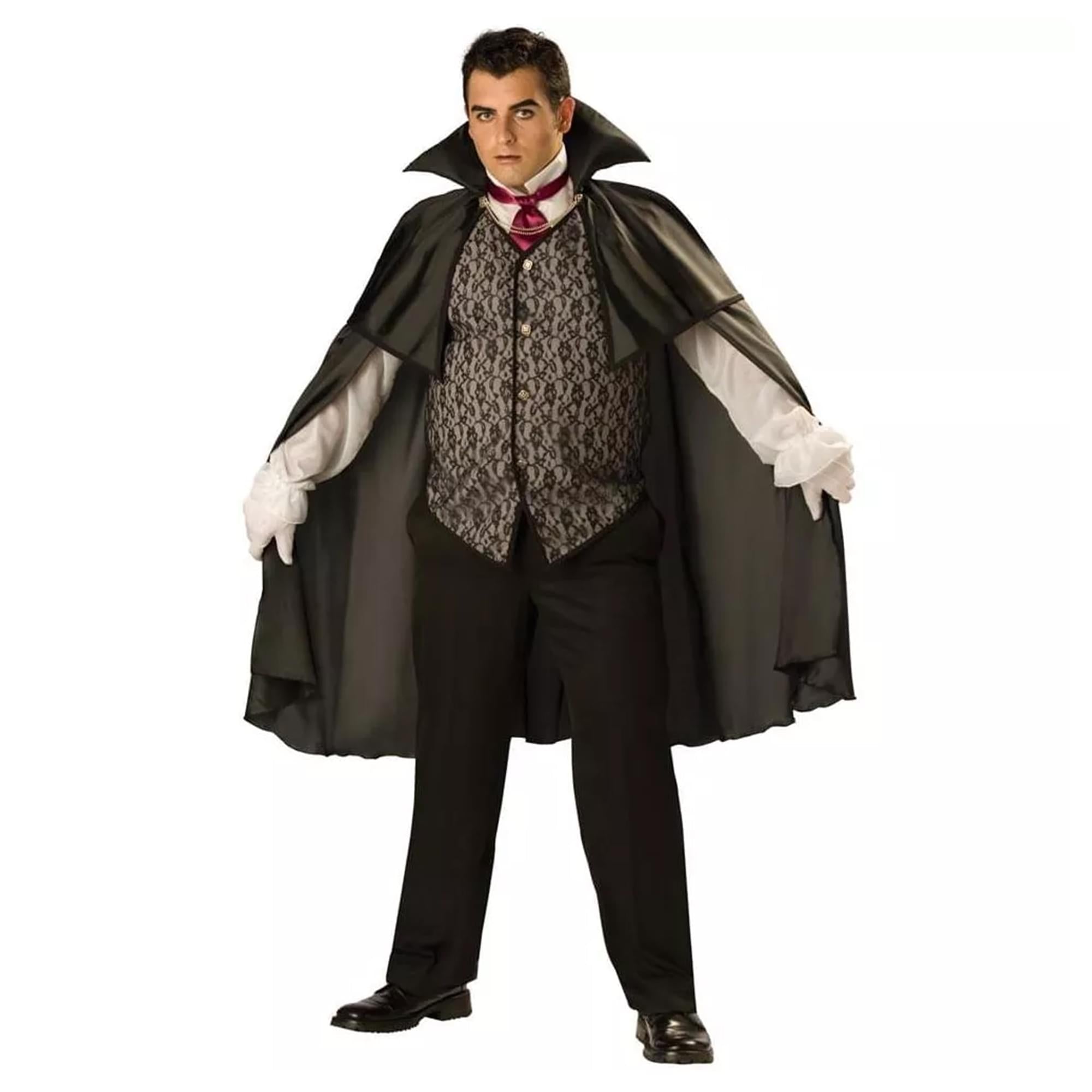Midnight Vampire Cape & Vest Designer Costume Adult | Free Shipping