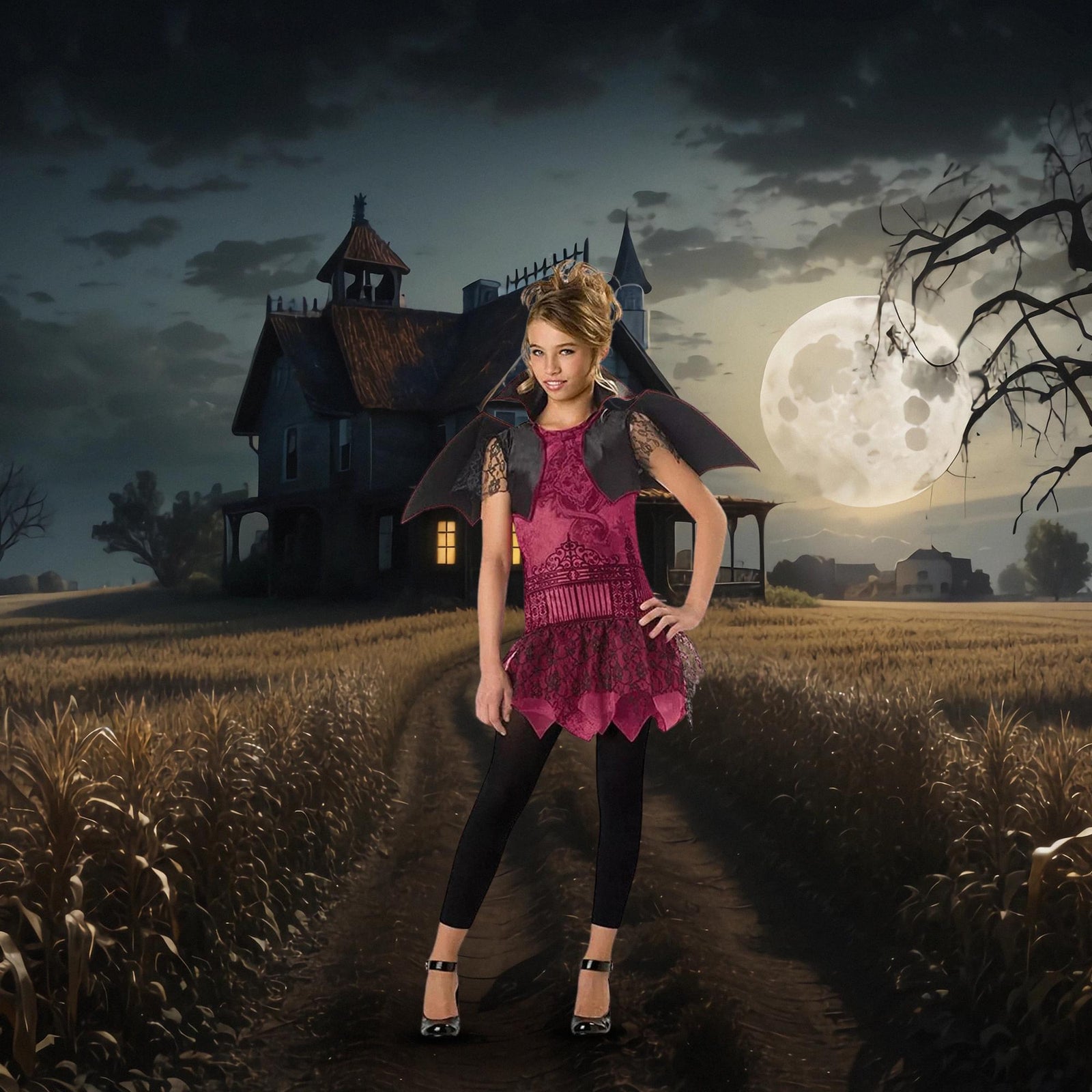 Twilight Trickster Vampire Tween Costume | Free Shipping