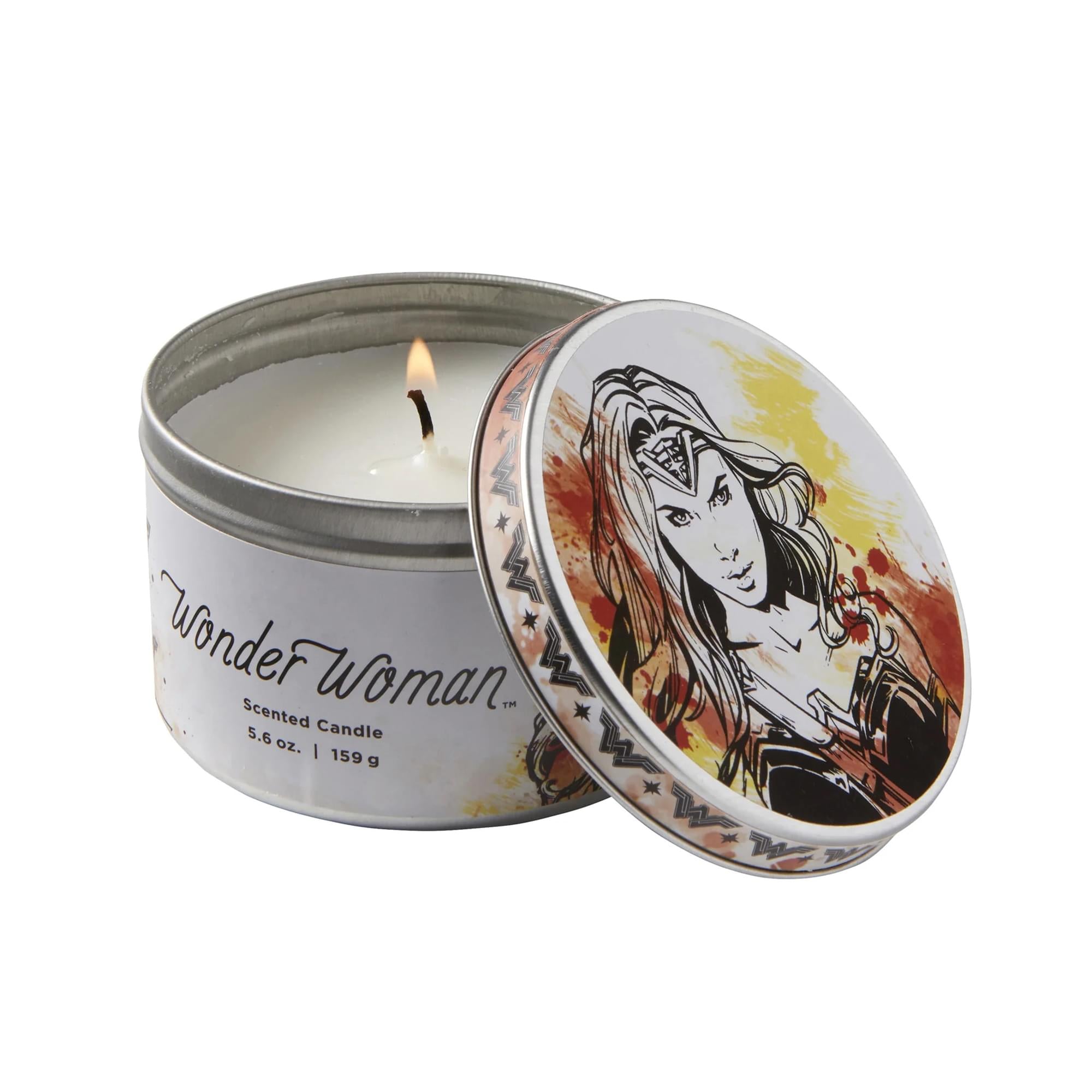 DC Comics Wonder Woman 5.6oz Scented Candle | Free Shipping