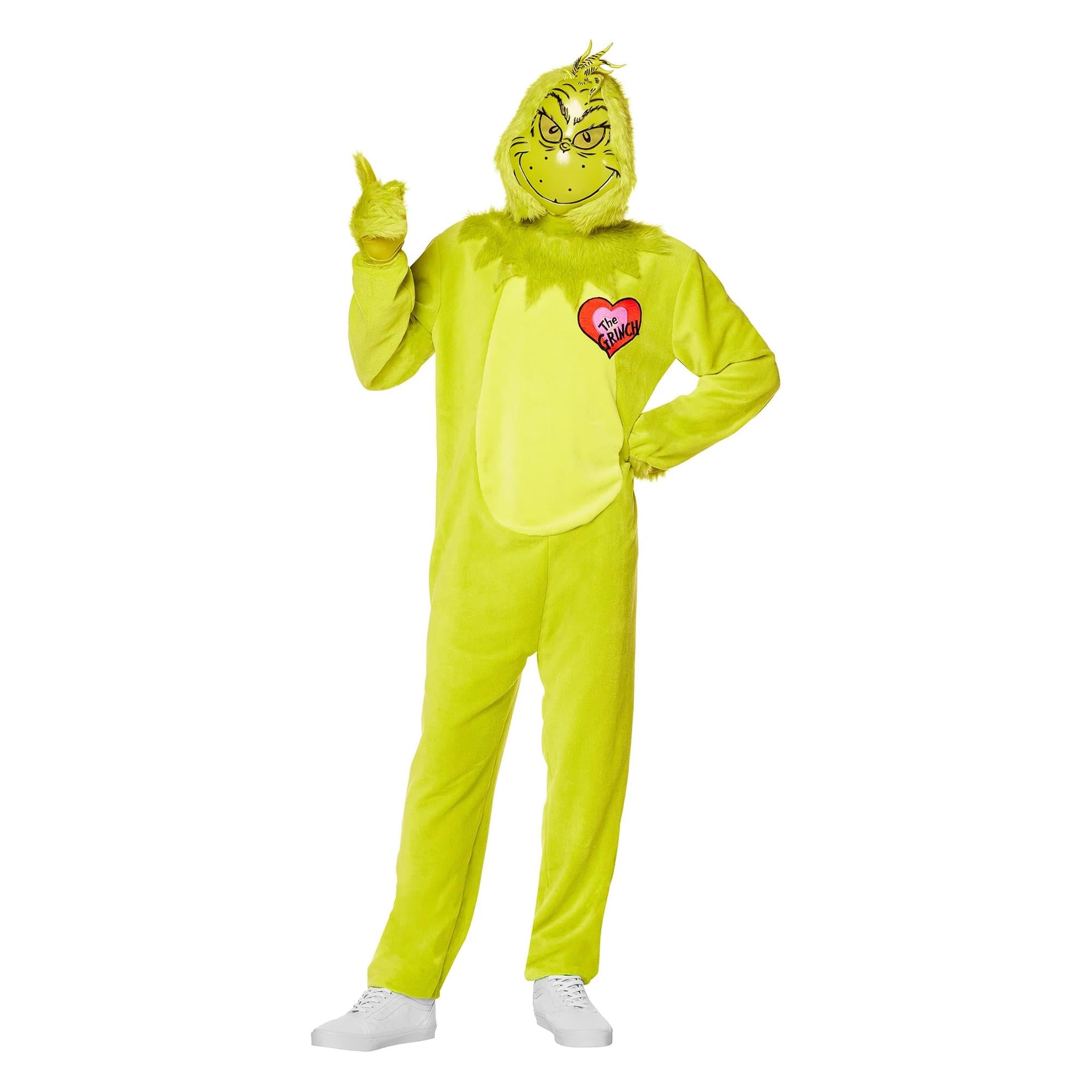 Dr. Seuss Grinch DX Adult Costume Jumpsuit | Free Shipping