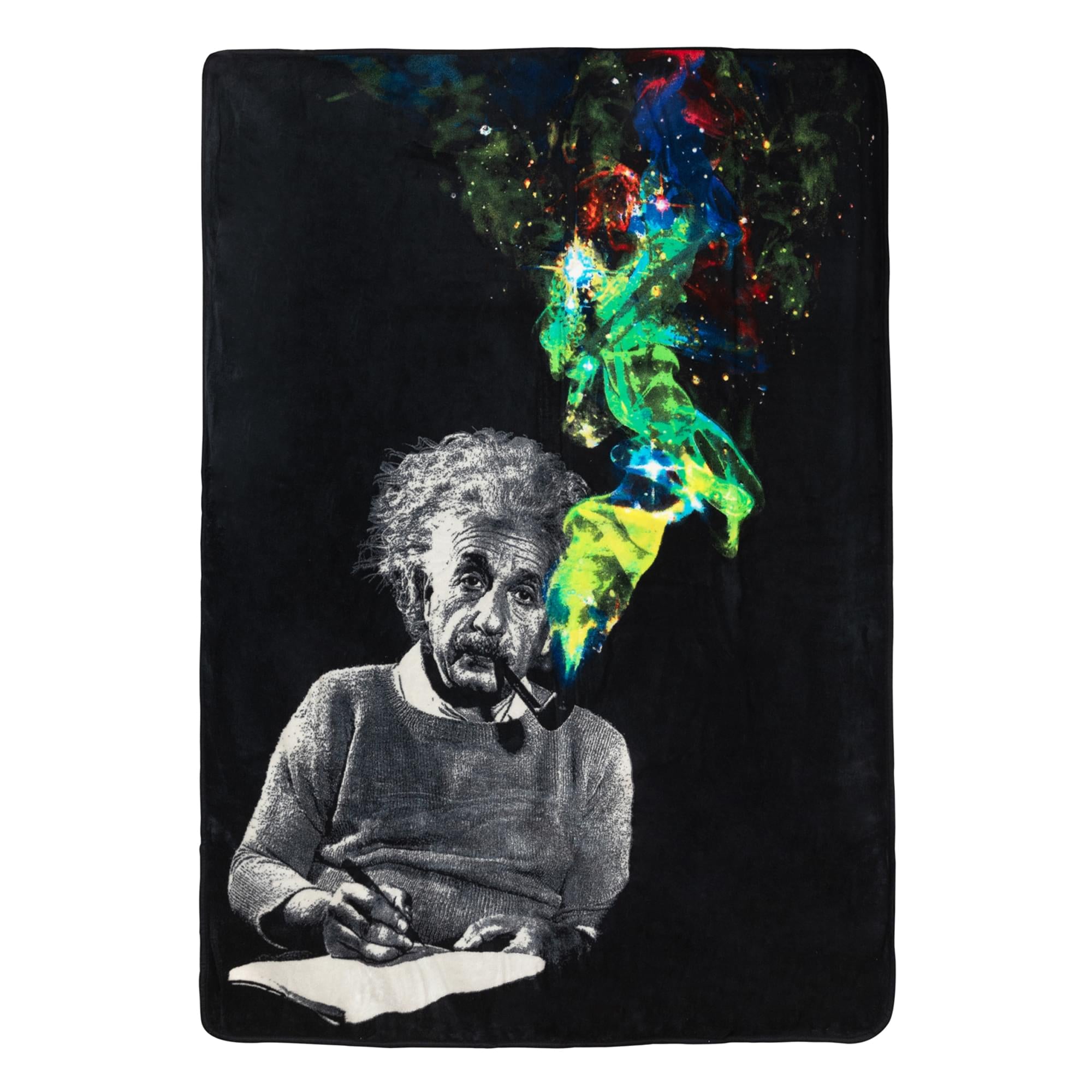 Albert Einstein Smoke 45"x60" Throw Blanket | Free Shipping