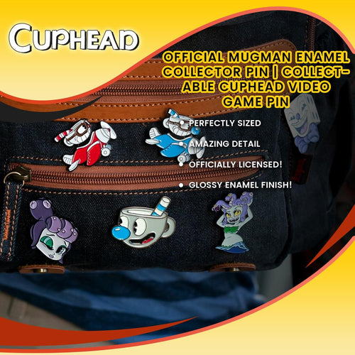 Cuphead Enamel Collector Pin, Mughead | Free Shipping