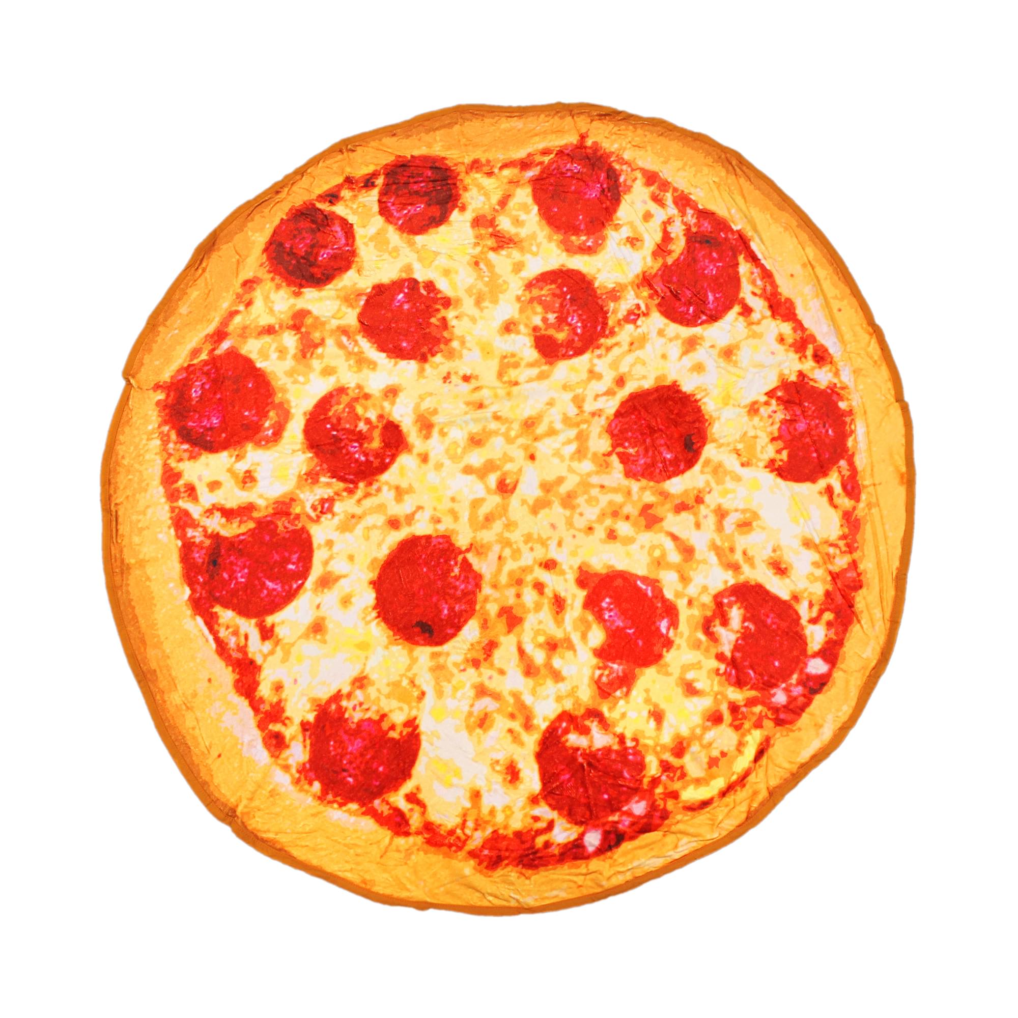 Pepperoni Pizza Round Throw Blanket | Free Shipping