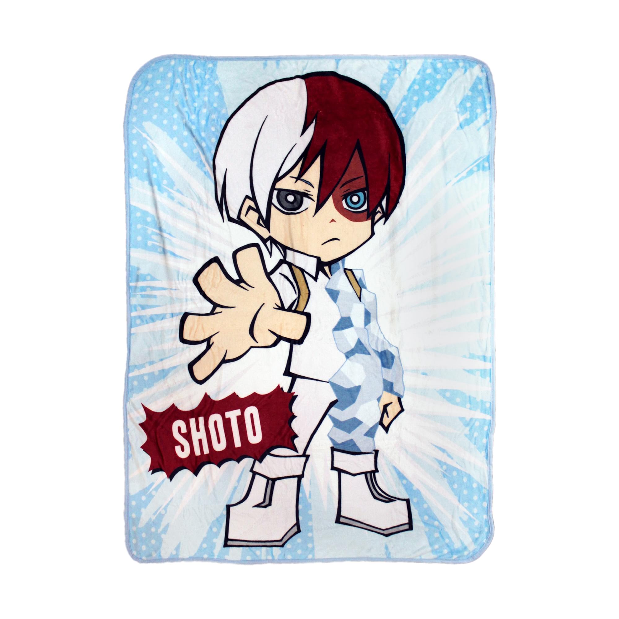 MHA Todoroki 45 x 60 Inch Fleece Throw Blanket | Free Shipping