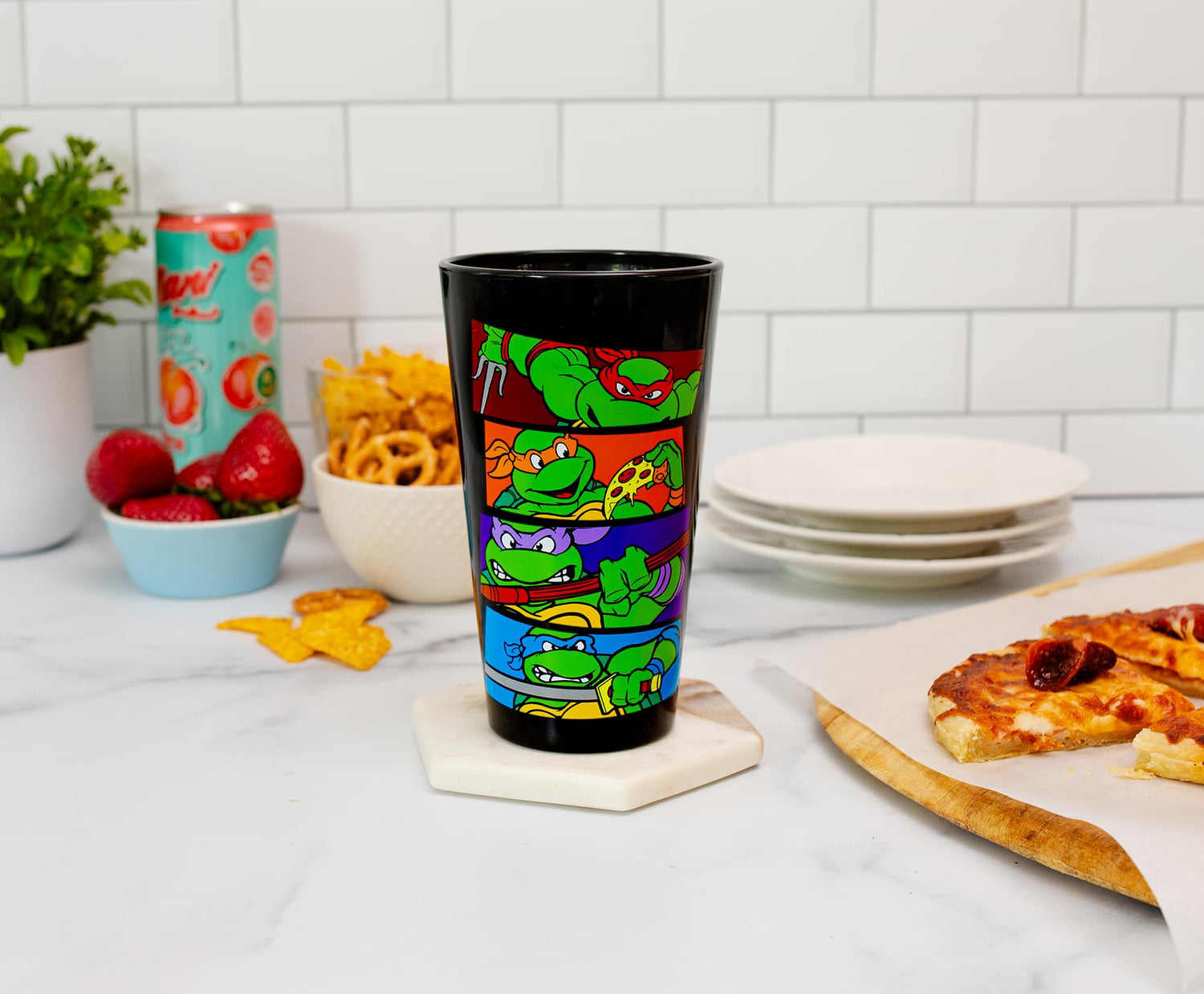 TMNT "Bars" 16oz Pint Glass | Free Shipping