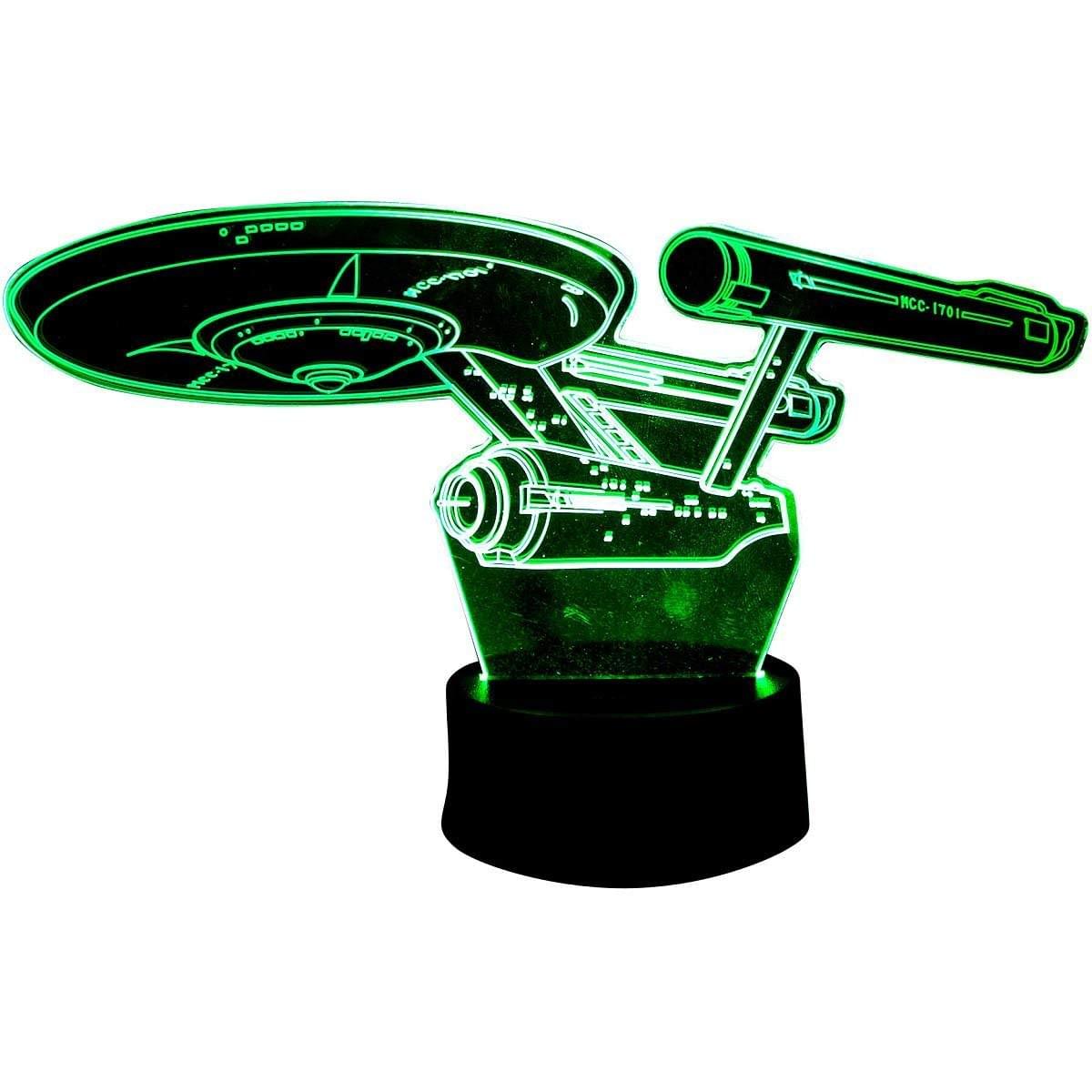 Star Trek Enterprise 3D Acrylic Led Lamp | Free Shipping