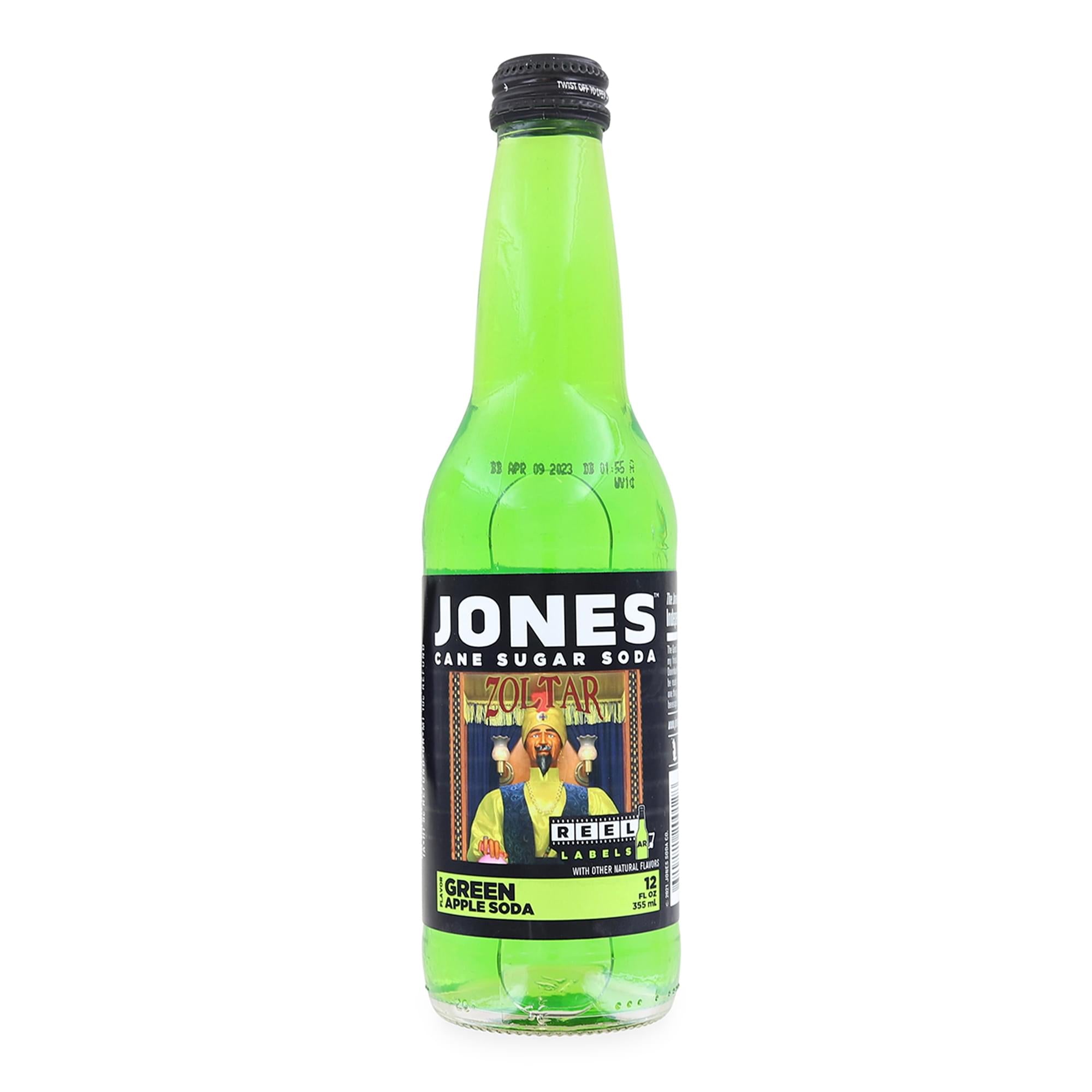 Zoltar AR Label 12oz Jones Soda | Green Apple | Free Shipping