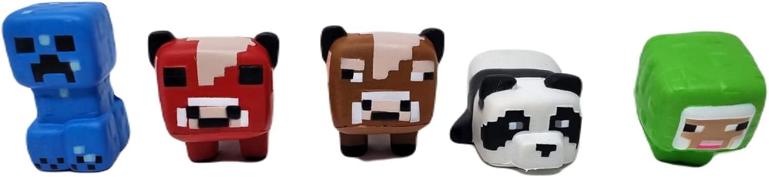 Minecraft 5 Piece SquishMe Series 2 Collectors Box | Free Shipping