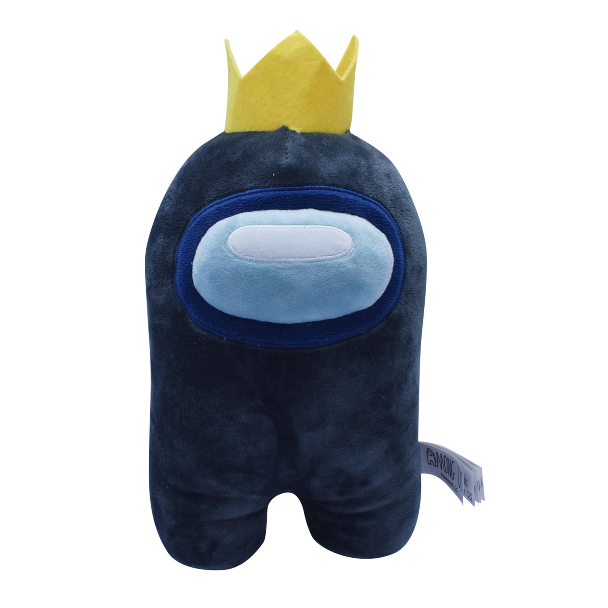 Among Us 7 Inch Plush | Black w/ Crown | Free Shipping