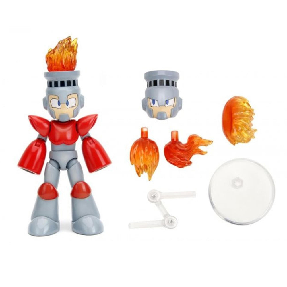 Mega Man 6 Inch Action Figure | Fire Man | Free Shipping