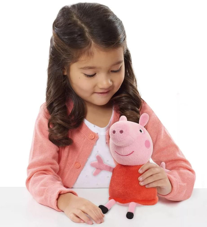 Peppa Pig 6 Inch Bean Plush | Peppa Pig Red Dress | Free Shipping