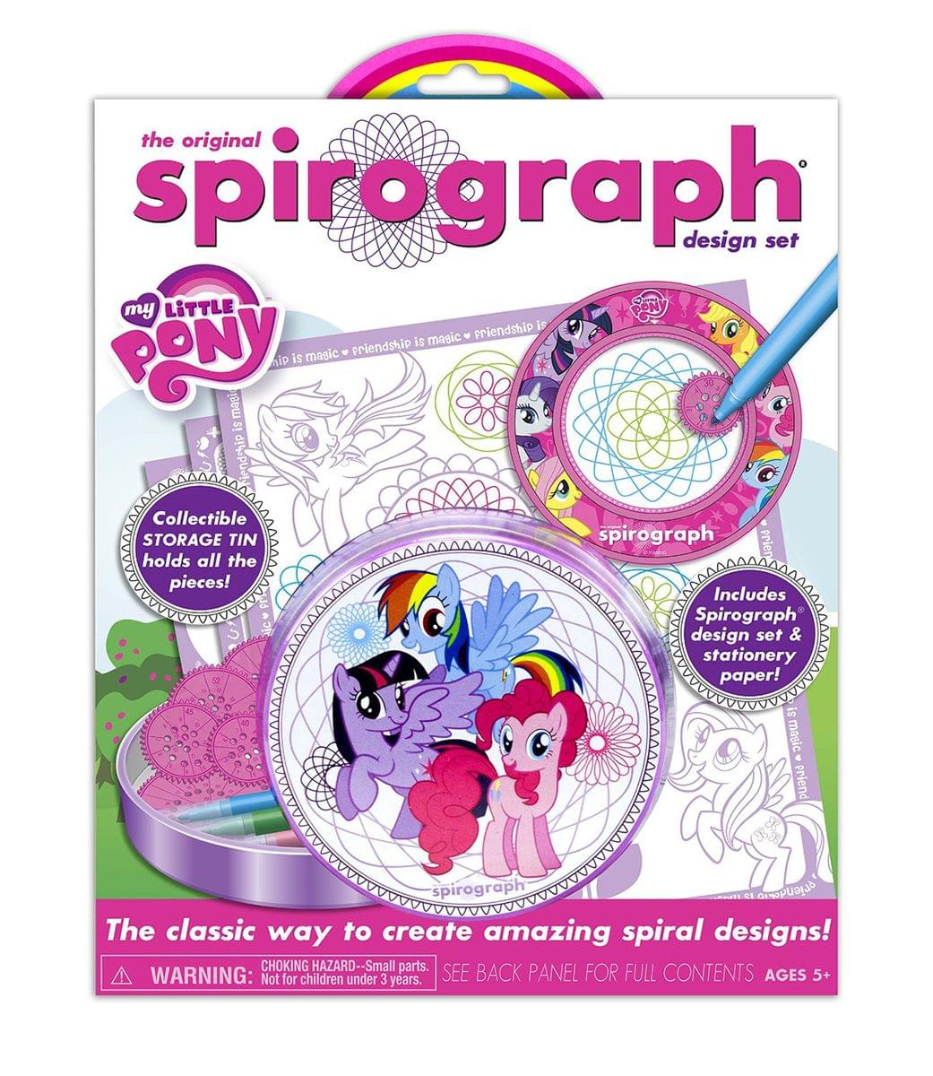 Spirograph Tin/Pad- My Little Pony | Free Shipping