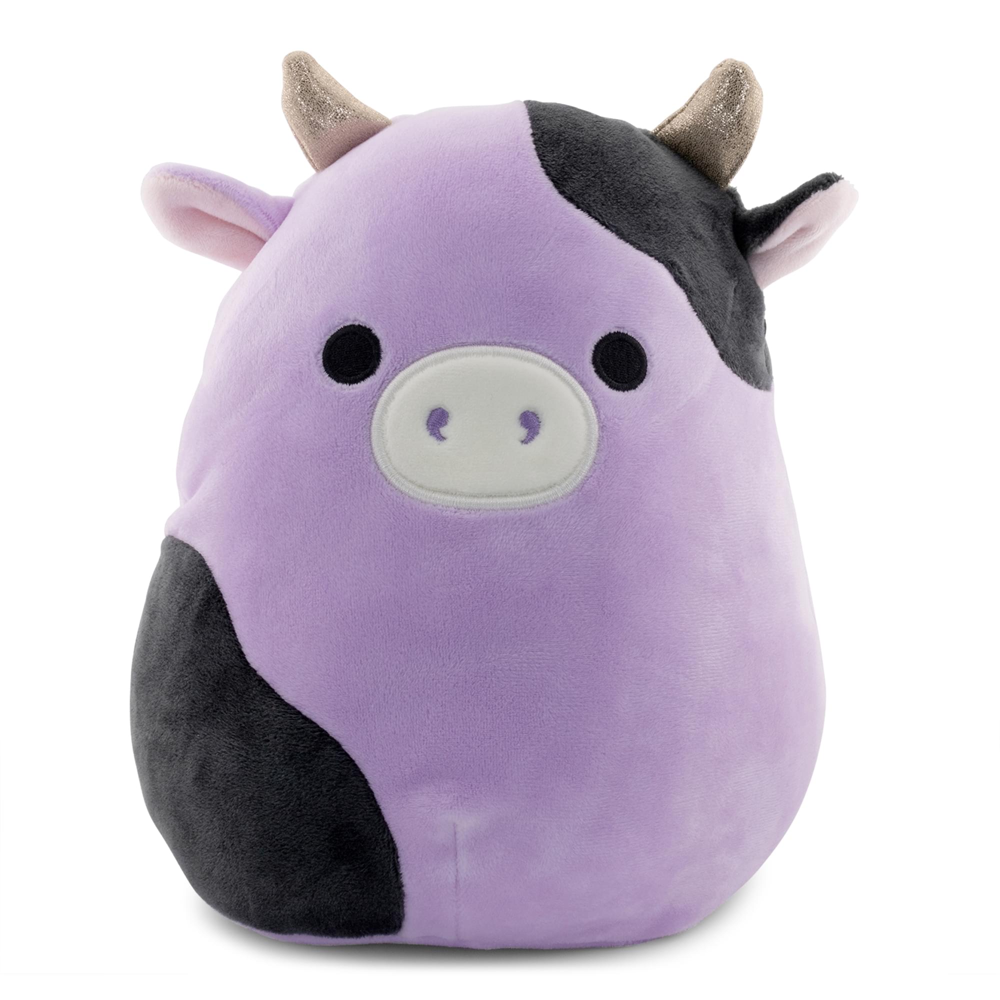 Squishmallows 8 Inch Plush | Alexie Purple Cow | Free Shipping