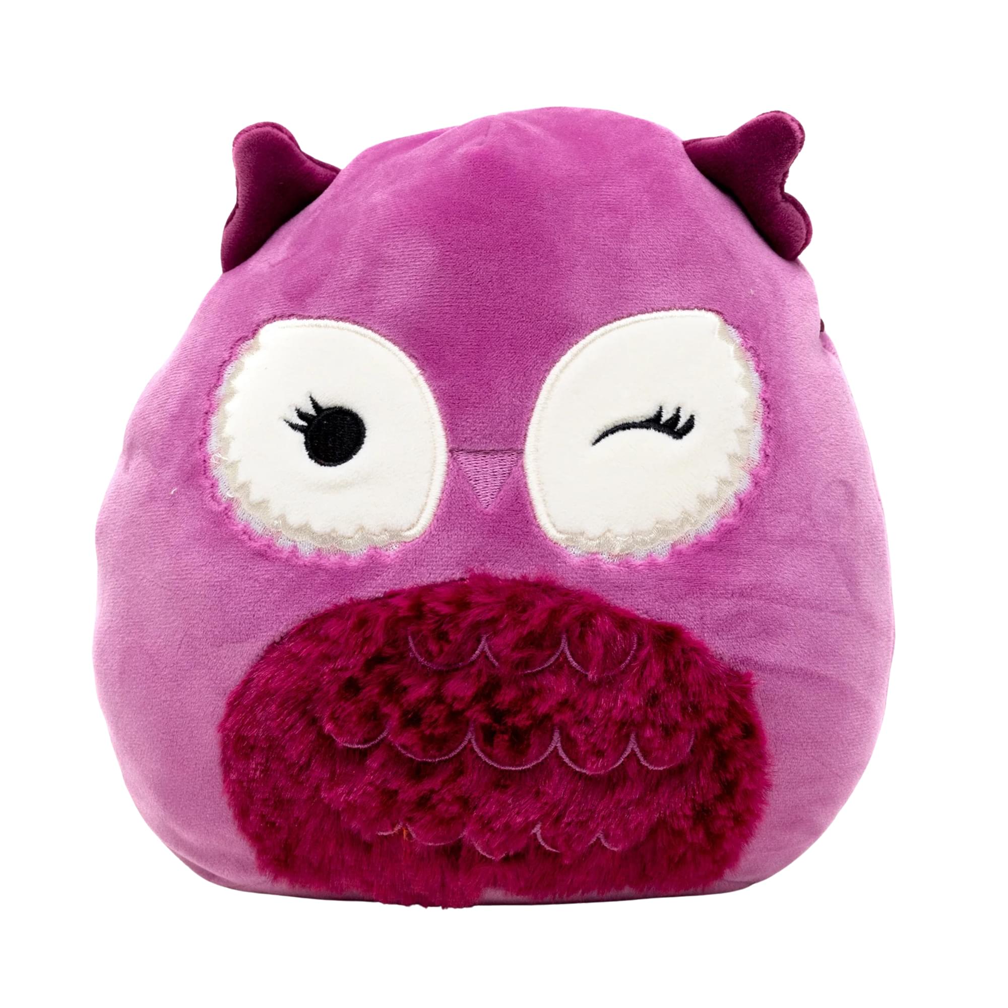 Squishmallow 8 Inch Plush | Aurura the Pink Owl | Free Shipping
