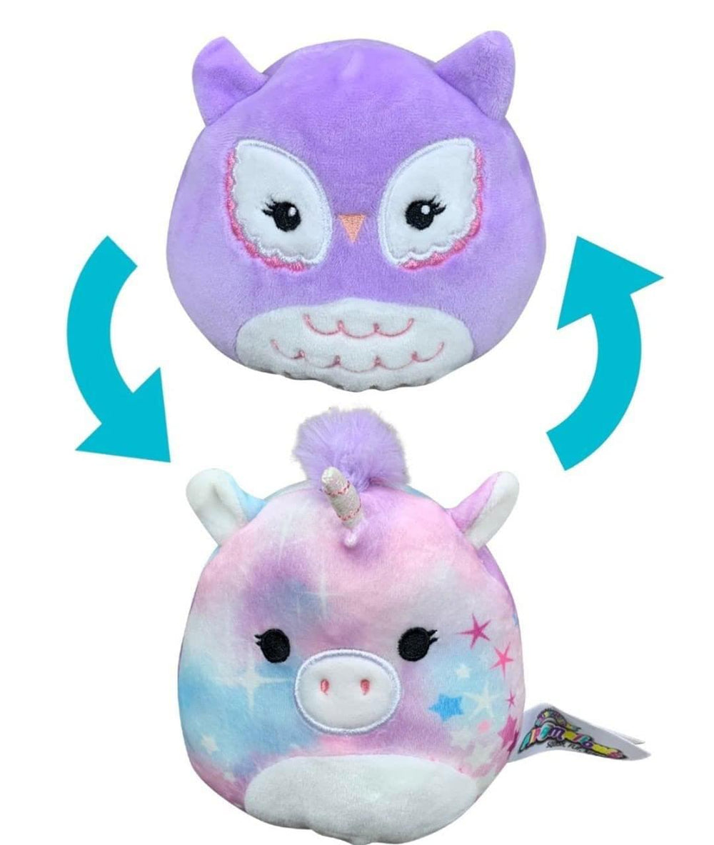 Squishmallow 12 Inch Flip-A-Mallow | Unicorn/Owl | Free Shipping