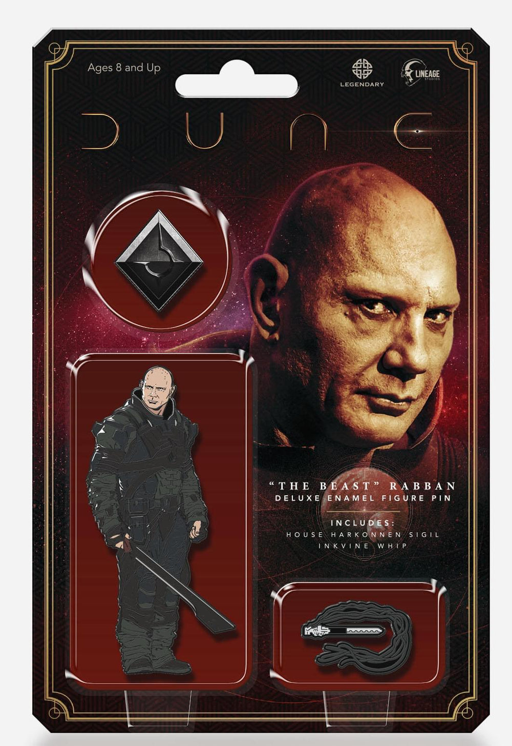 Dune Beast Rabban 3 Piece Enamel Pin Set | Free Shipping