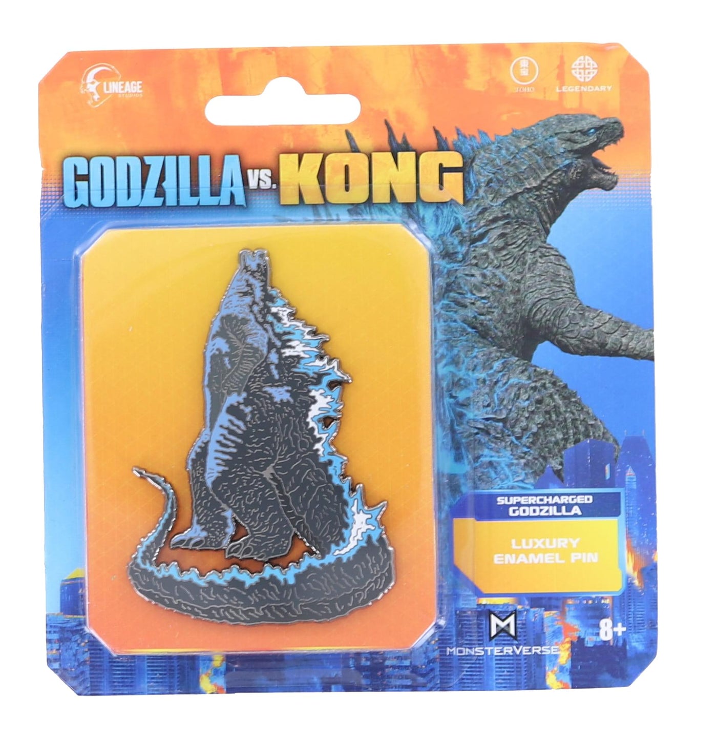 Godzilla Supercharged 3 Inch Premium Figure Pin | Free Shipping