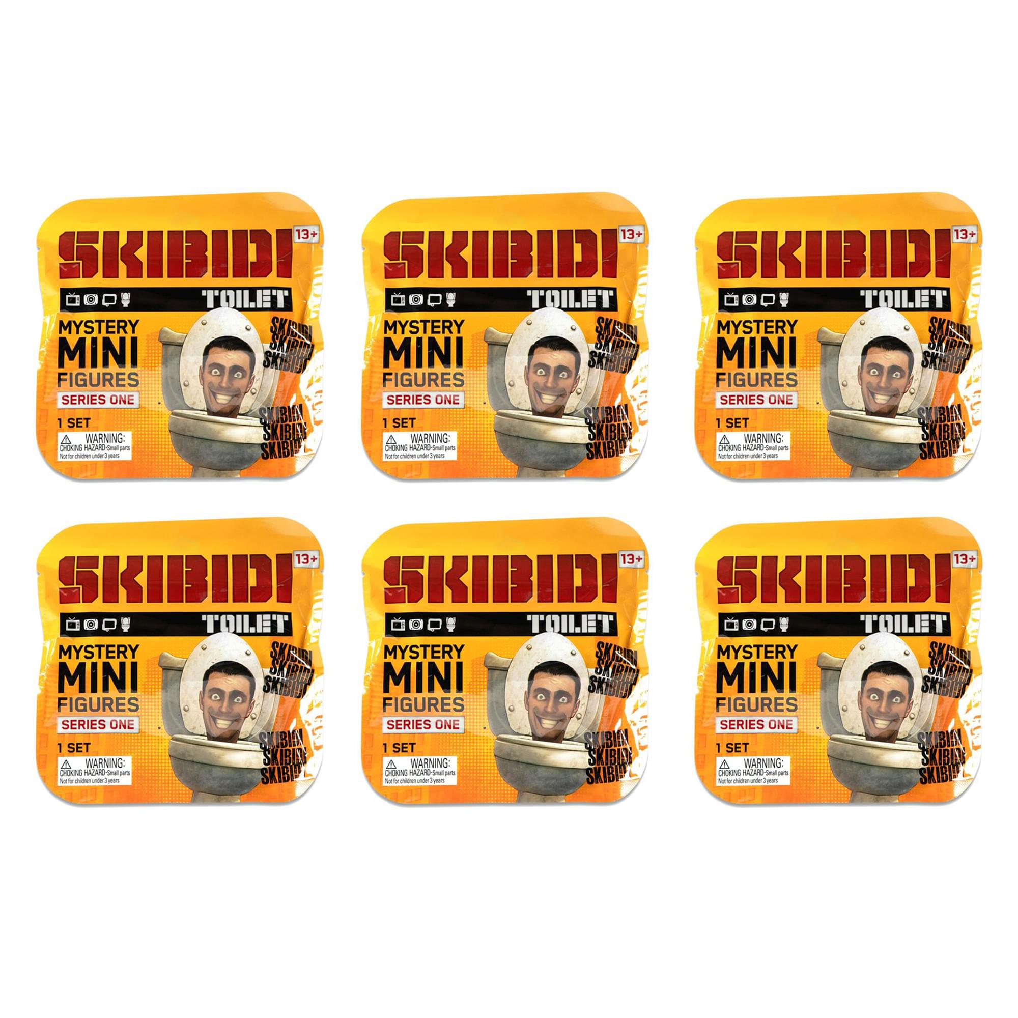 Skibidi Toilet 2.5 Inch Figure | Random 6 Count | Free Shipping