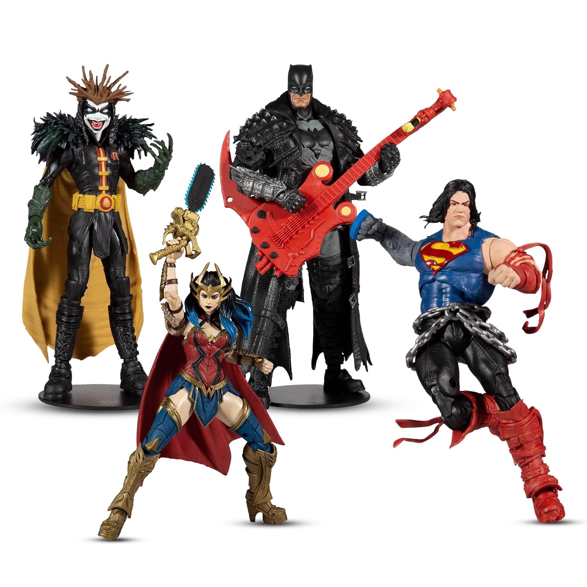 DC Dark Nights Death Metal Action Figure 4 Pack | Free Shipping