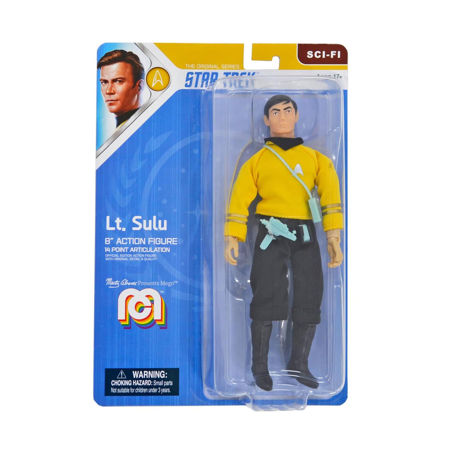 Mego Star Trek Sulu Action Figure 8" | Free Shipping