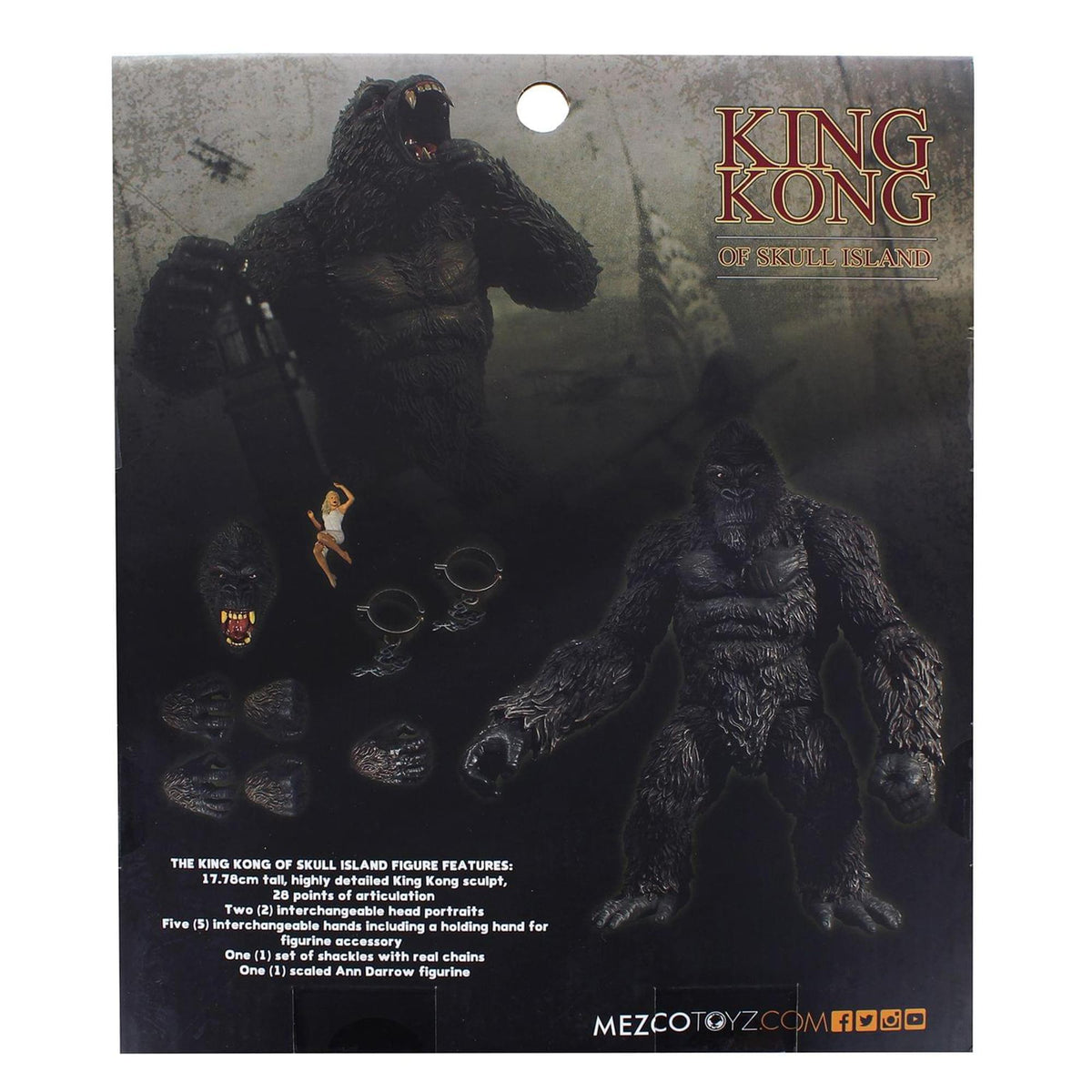 King Kong of Skull Island 7 Inch Action Figure | Free Shipping