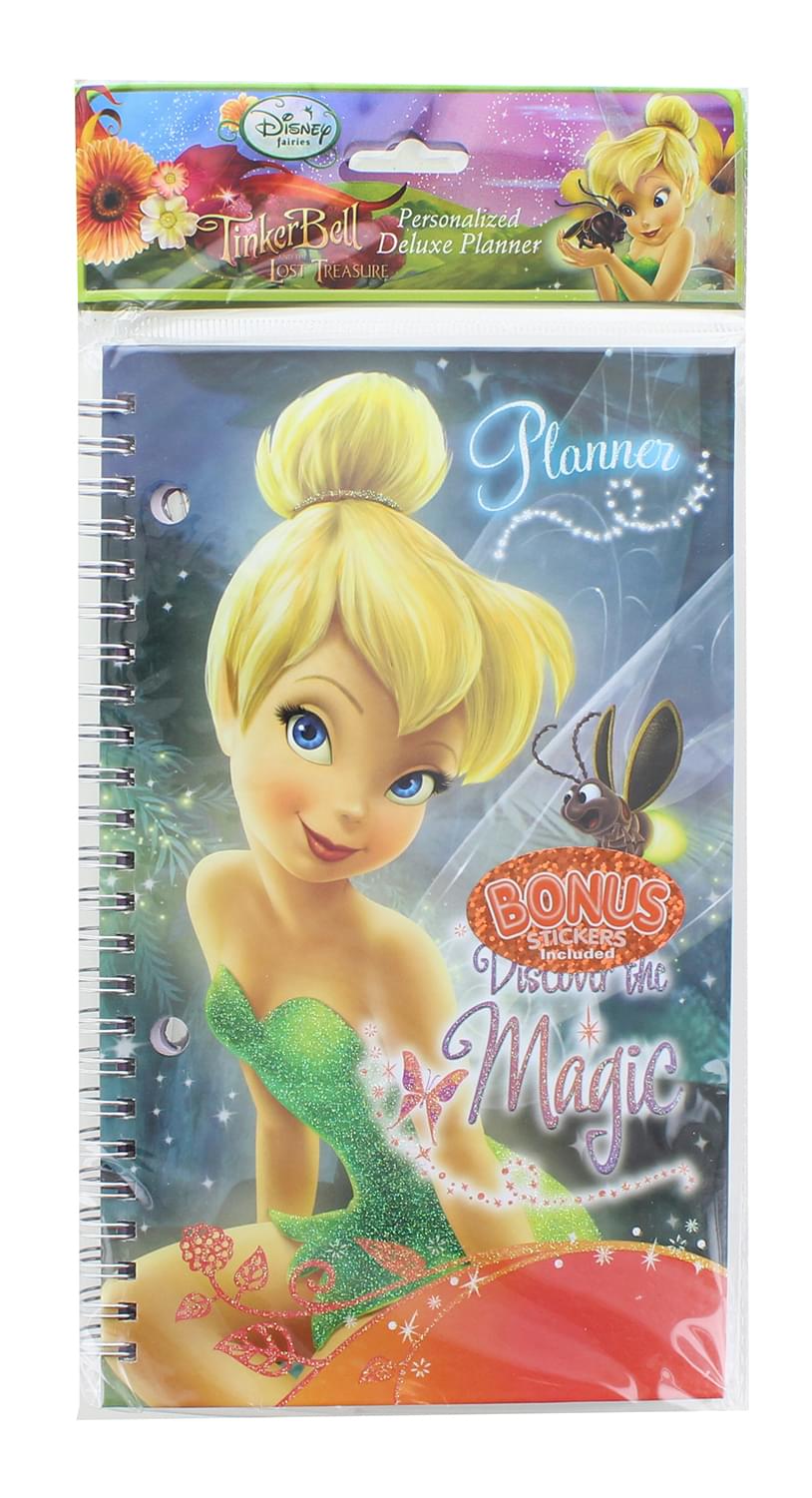Disney Tinker Bell Personalized Deluxe Planner | Free Shipping