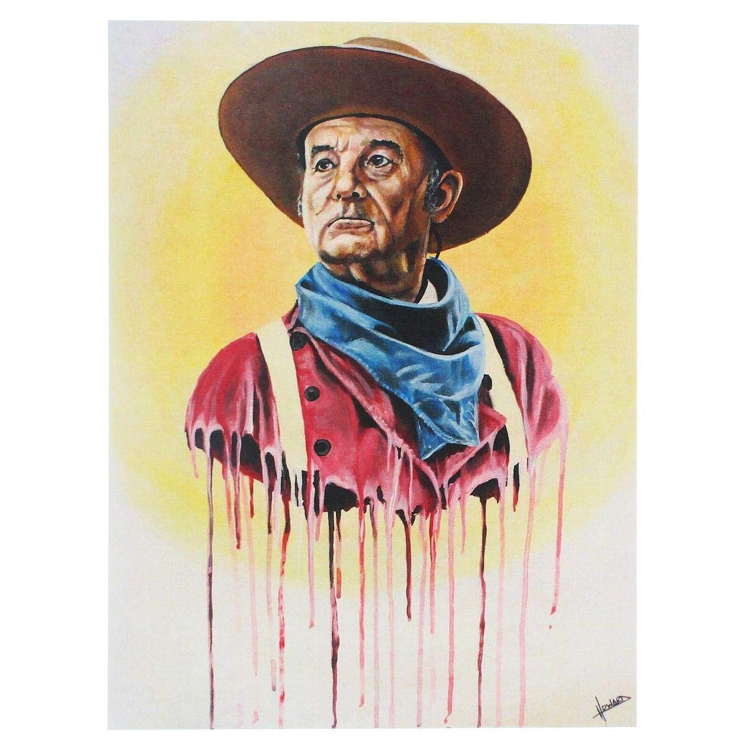 Cowboy Bill Murray 10"x8" Art Print | Free Shipping