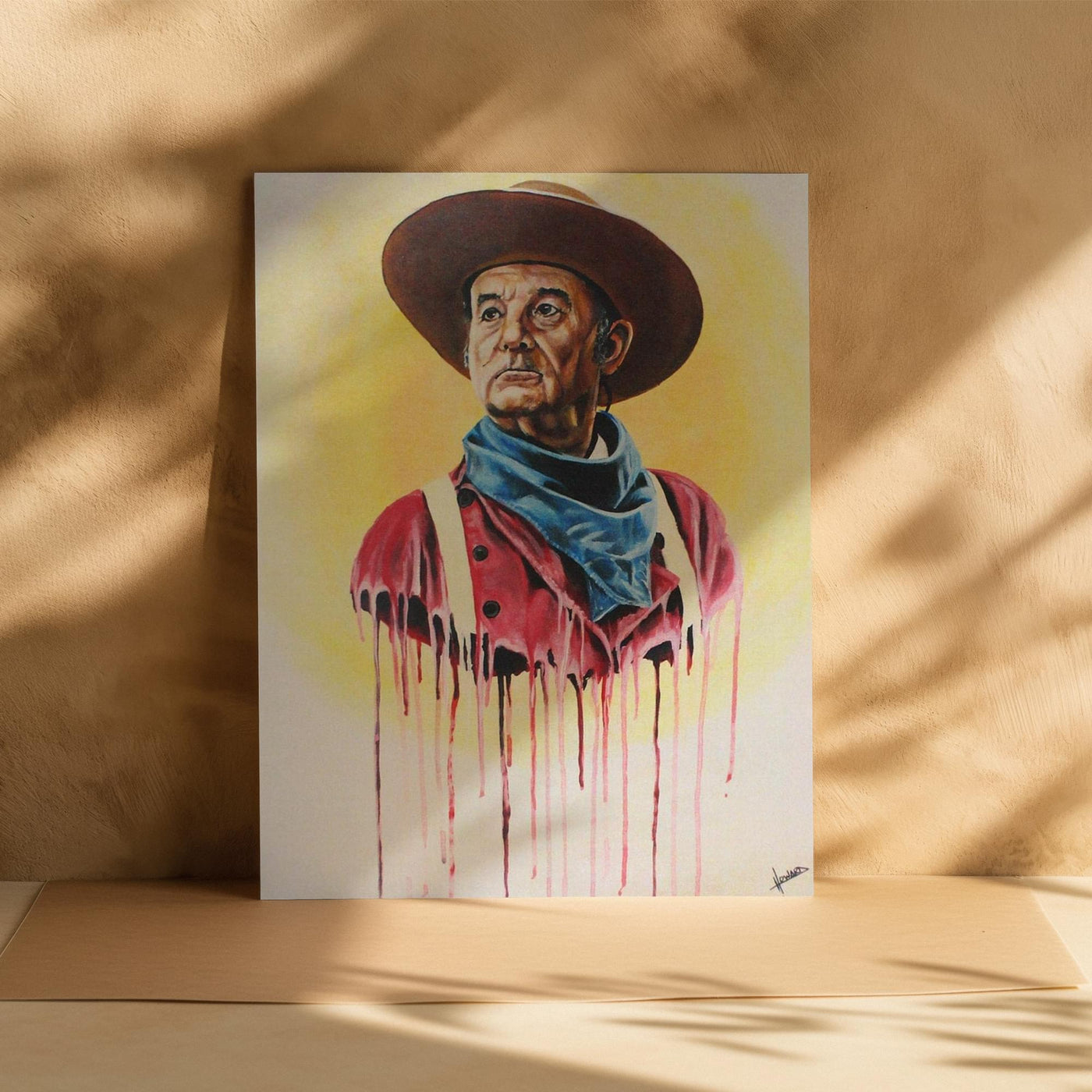 Cowboy Bill Murray 10"x8" Art Print | Free Shipping