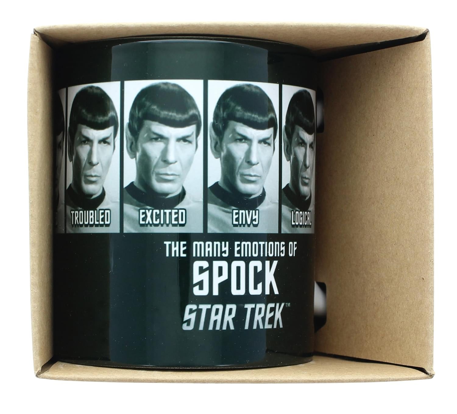 Star Trek Emotions of Spock 11oz Boxed Ceramic Mug | Free Shipping