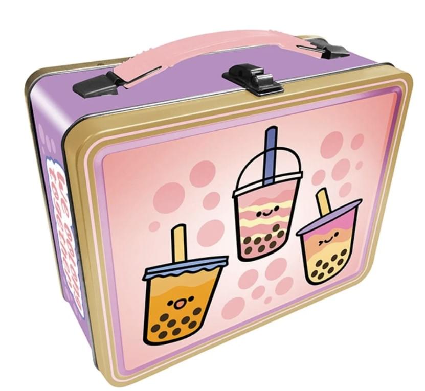 Boba Tea Embossed Tin Fun Box | Free Shipping