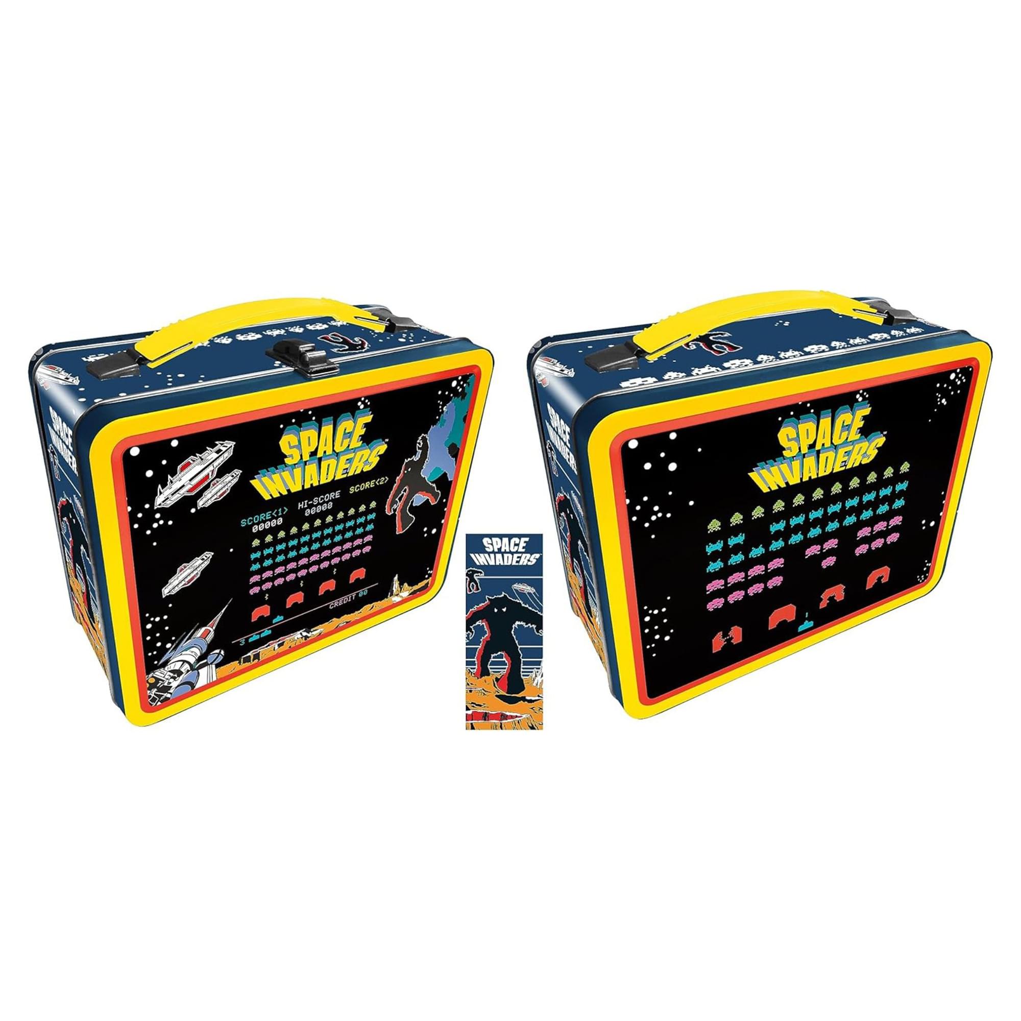 Space Invaders Embossed Tin Fun Box | Free Shipping